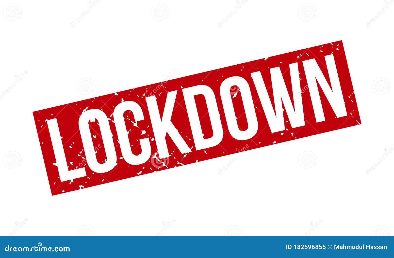 Lockdown Rubber Stamp. Red Lockdown Rubber Grunge Stamp Seal Vector ...