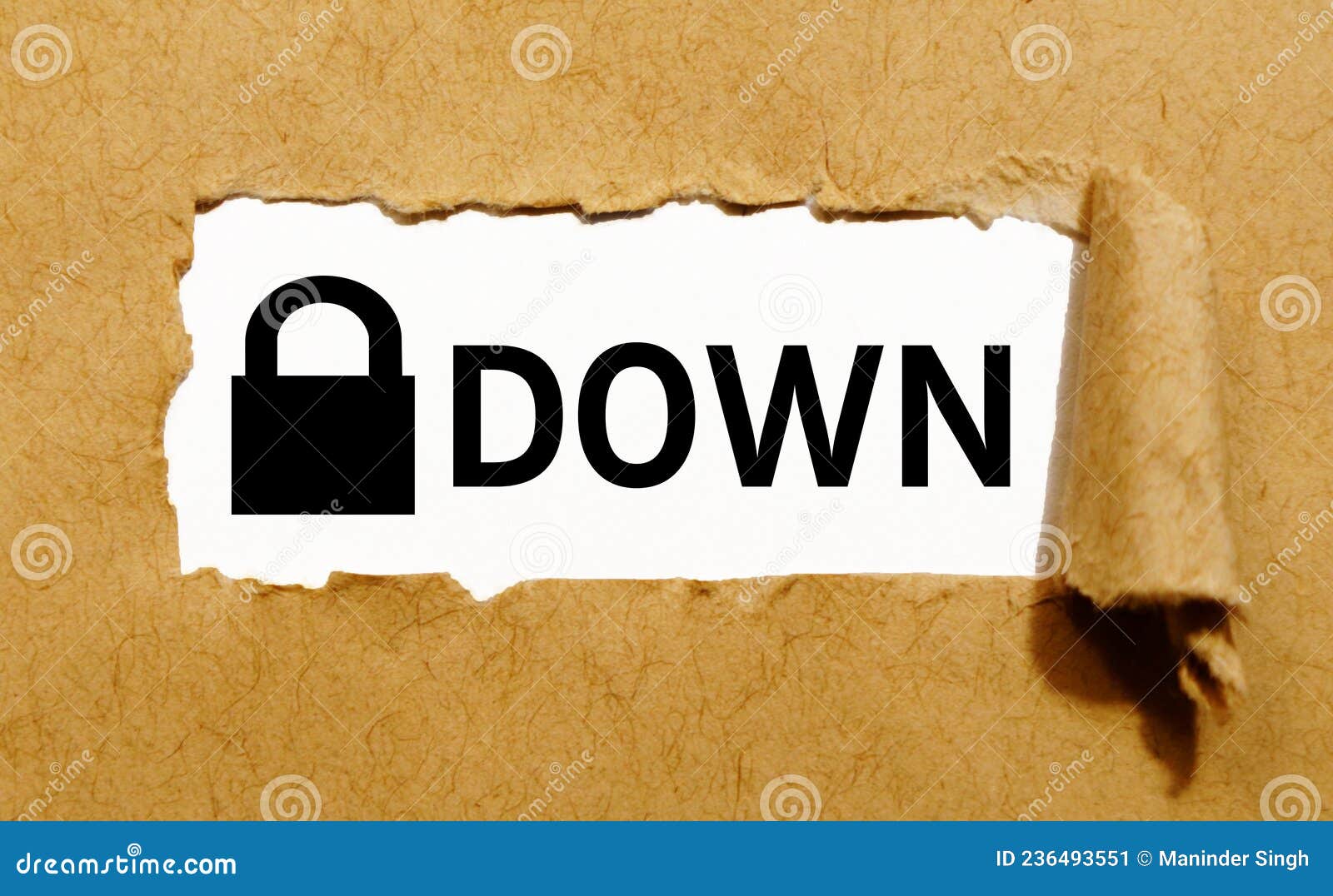 Lockdown sign. stock image. Image of safe, sign, concept - 236493551