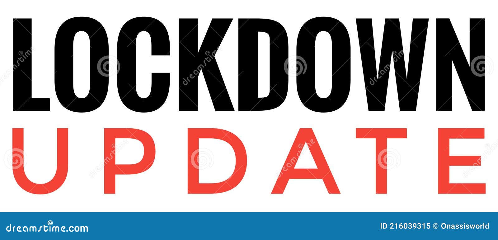 Lockdown Update Abstract Header Illustration Stock Illustration ...