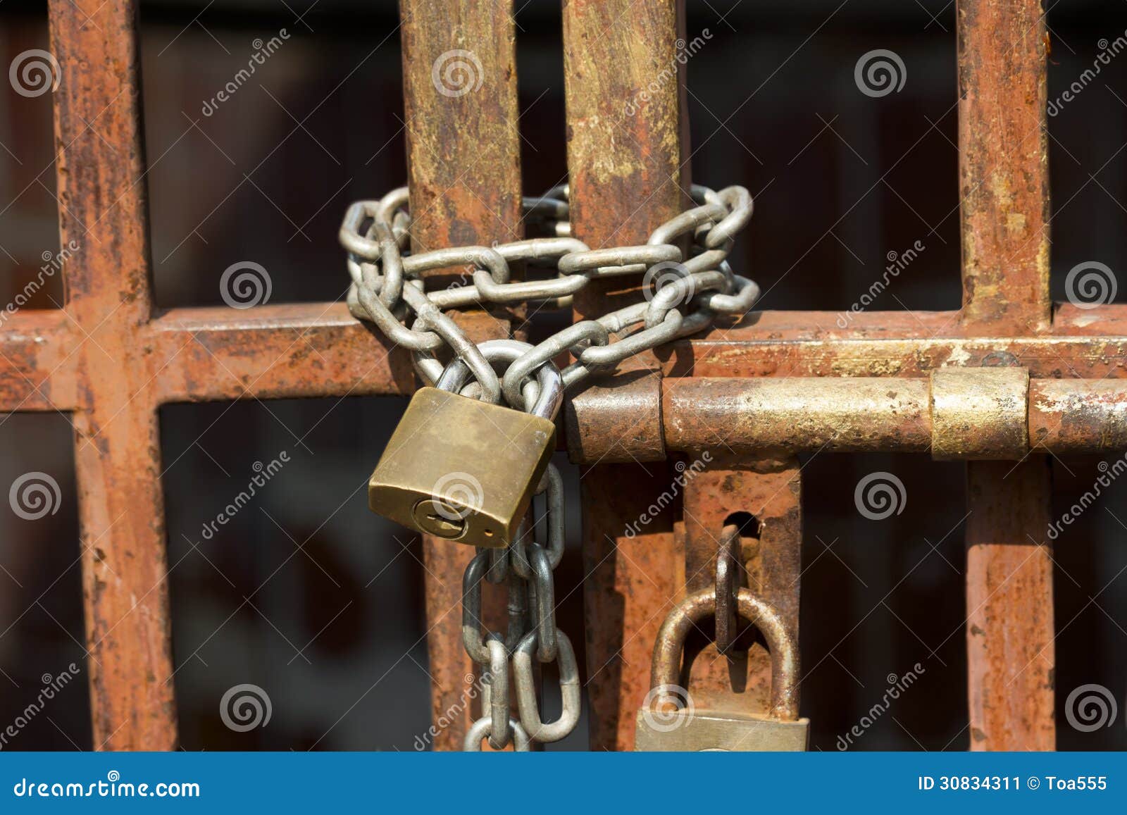 Old Rusty Gate Stock Image | CartoonDealer.com #50302165