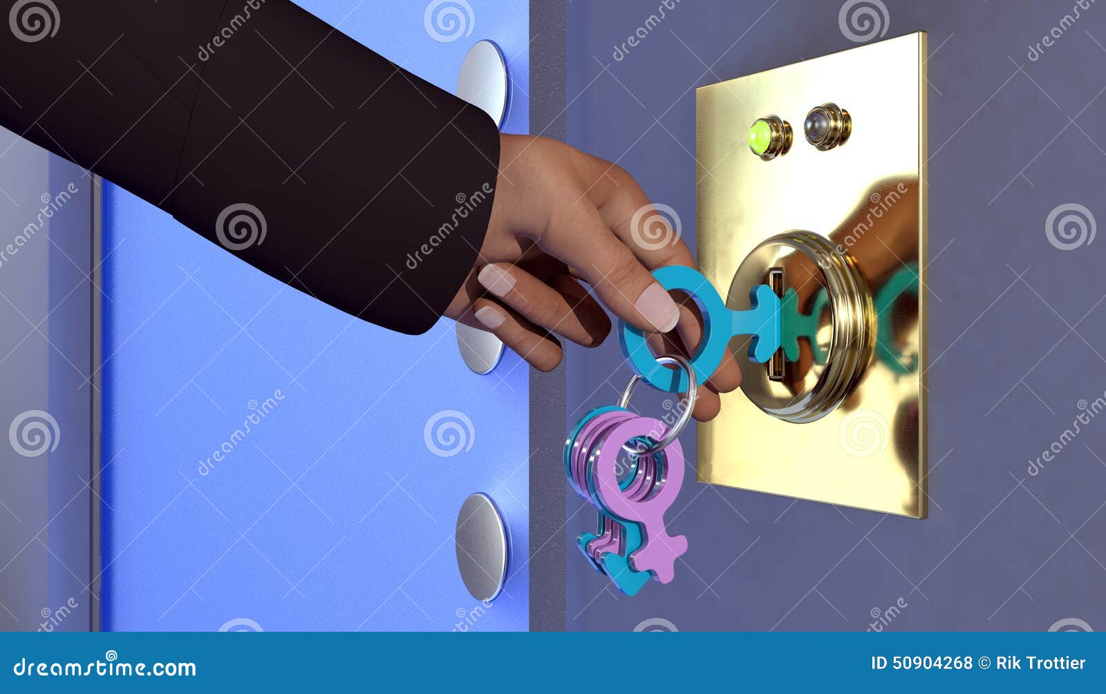 Male Key stock illustration. Illustration of hand, female - 50904268