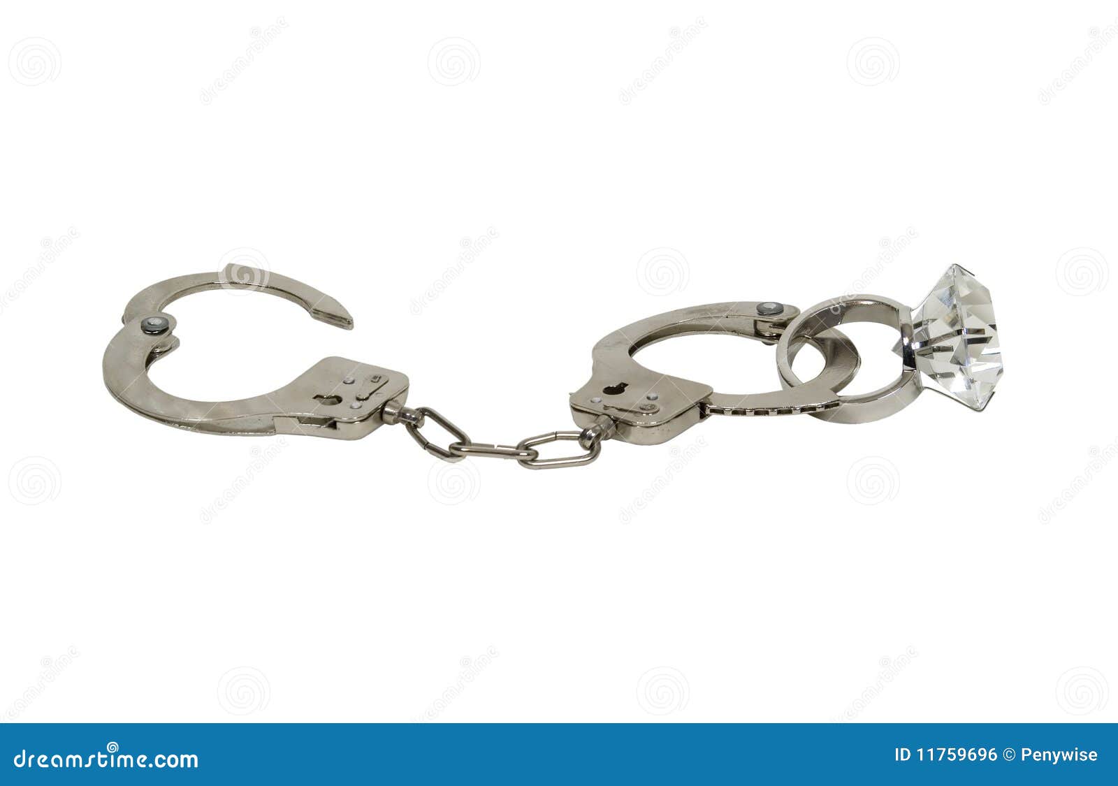 Locked into engagement stock photo. Image of handcuffs - 11759696