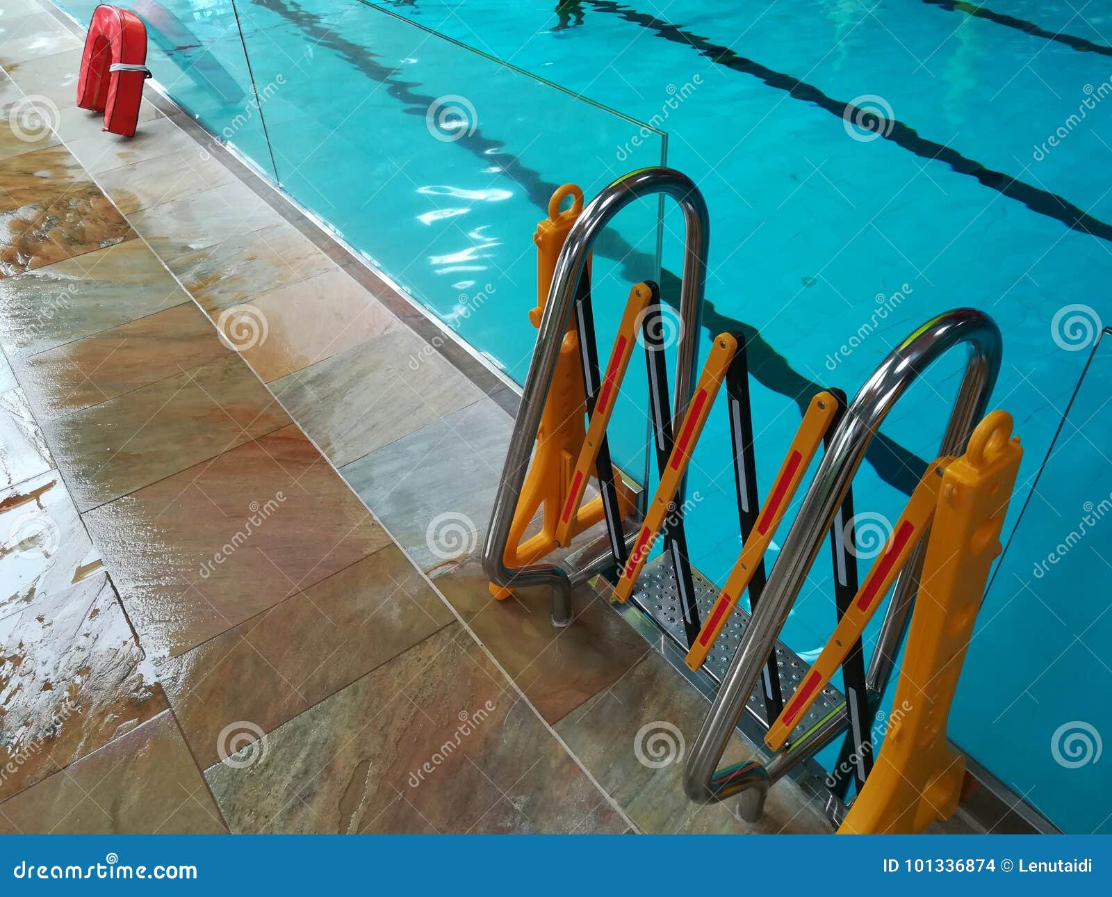 Locked entry in the pool stock photo. Image of entrance - 101336874