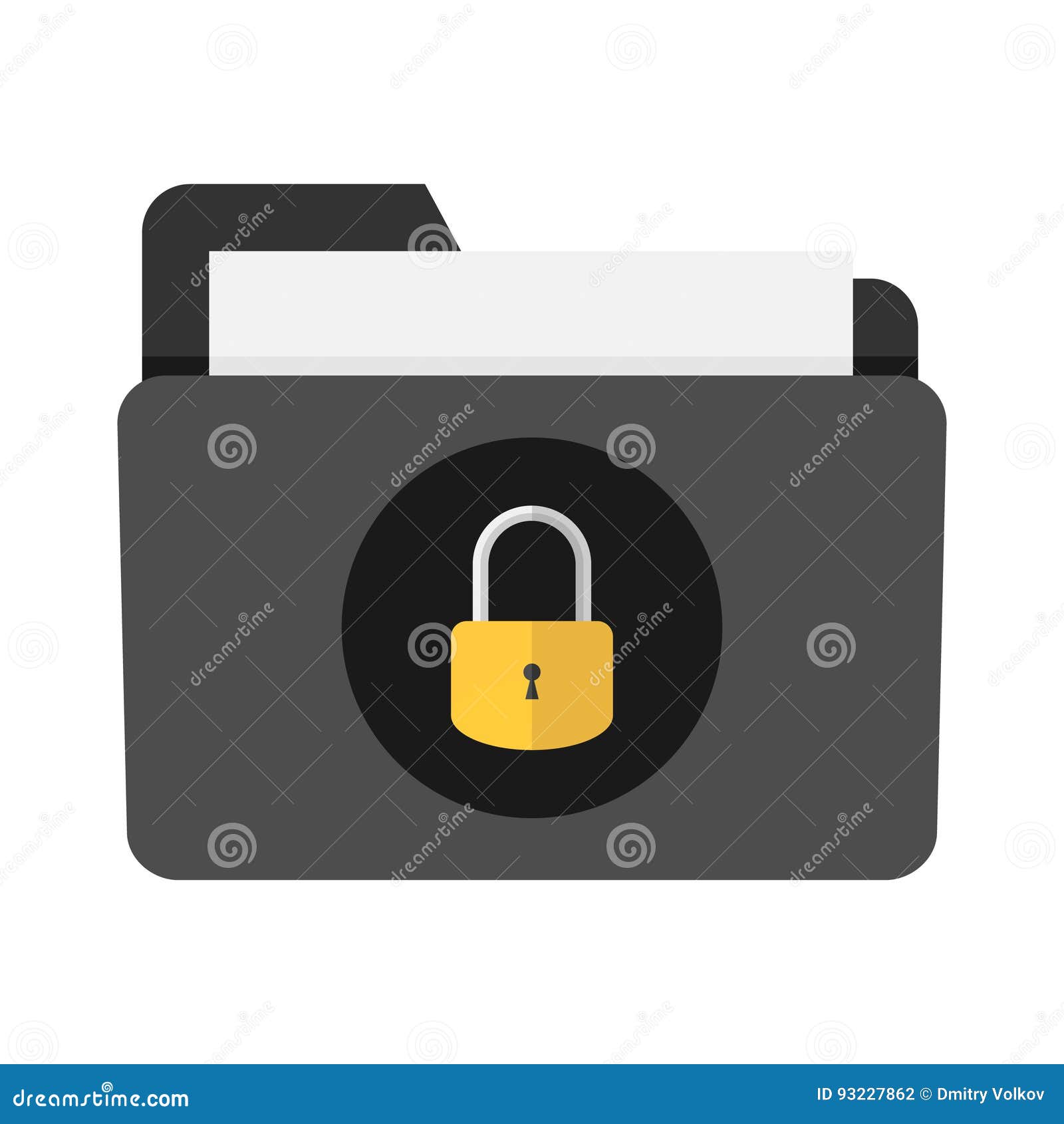 Locked Folder stock illustration. Illustration of business - 93227862 Locked Folder stock illustration. Illustration of business - 93227862