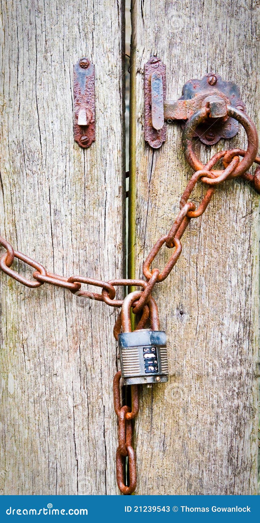 Locked gate stock image. Image of connected, metal, secured - 21239543