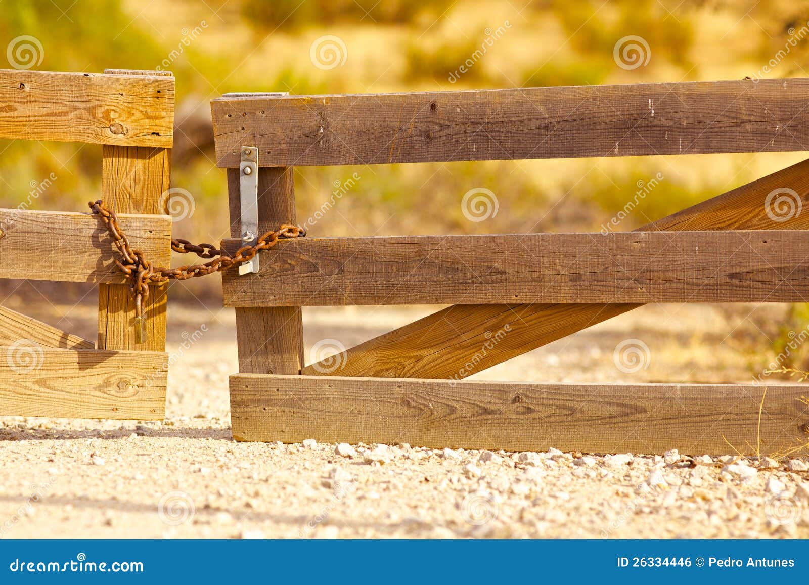 Locked Gate stock photo. Image of entrance, safeguard - 26334446
