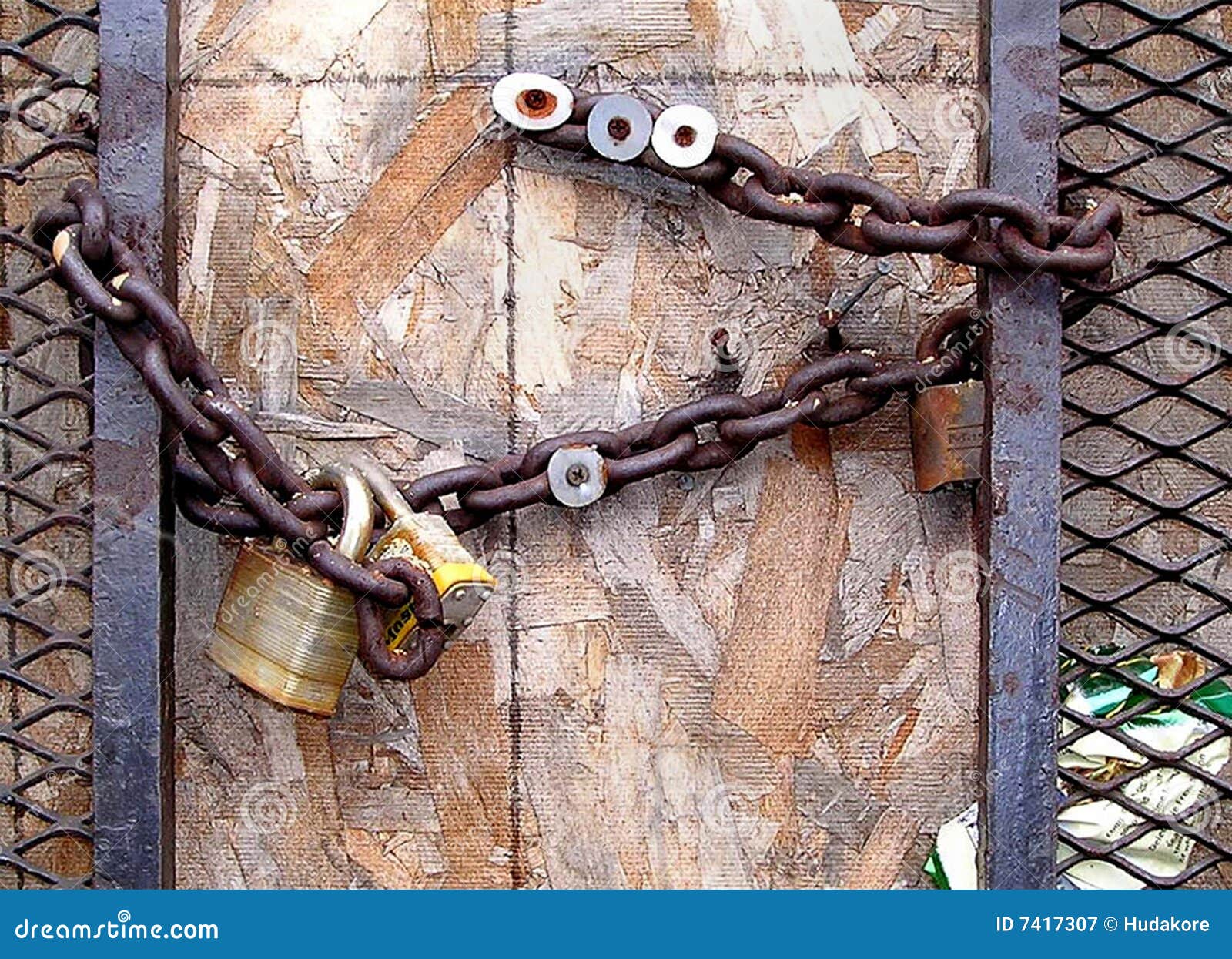 A Locked Gate stock image. Image of room, open, idea, gold - 7417307