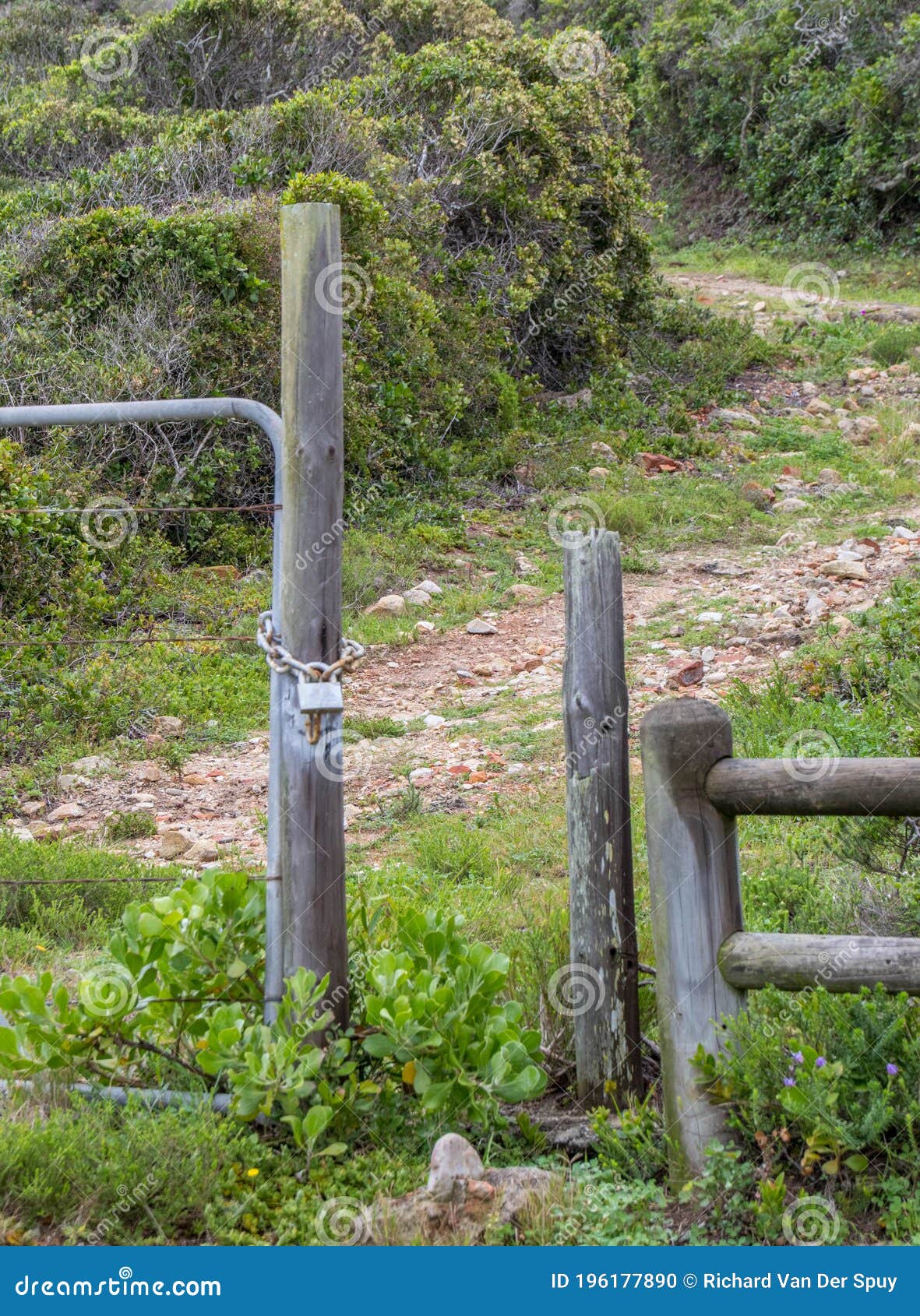 Locked Gate No Fence Concept Fail Stock Photo - Image of error, fault ...