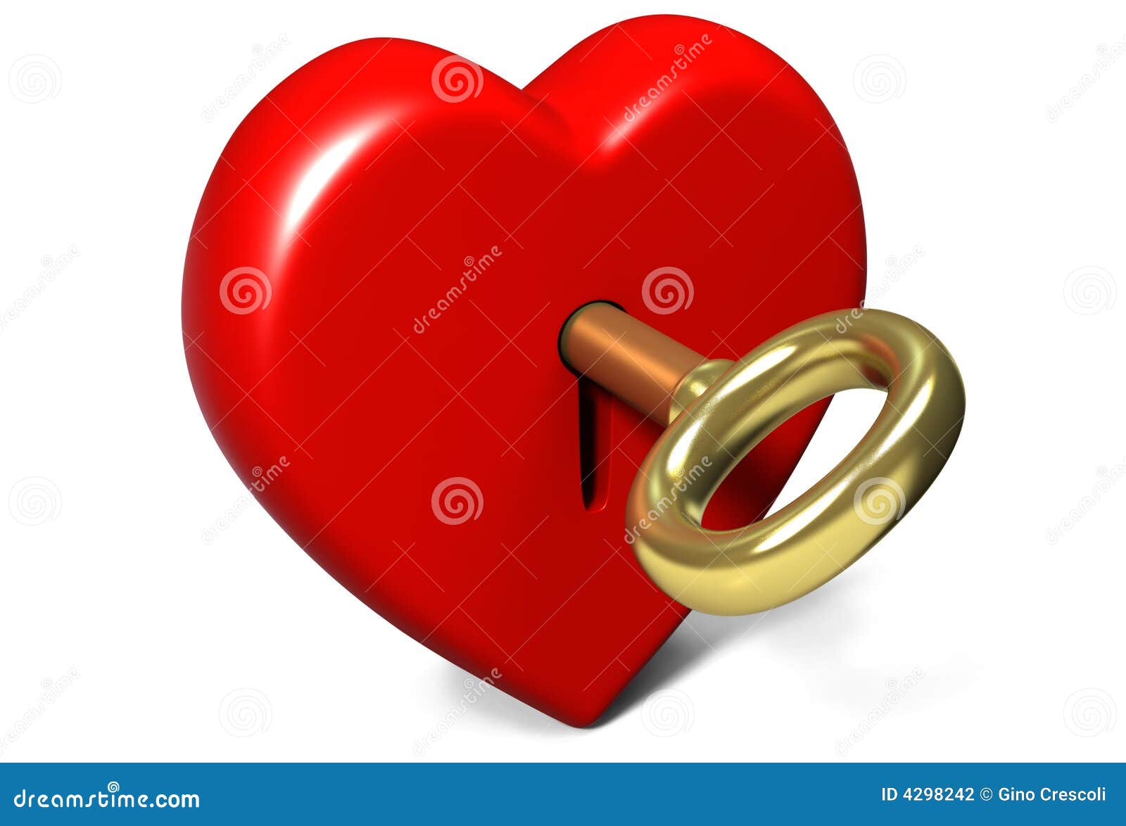 Locked heart stock illustration. Illustration of shaped - 4298242