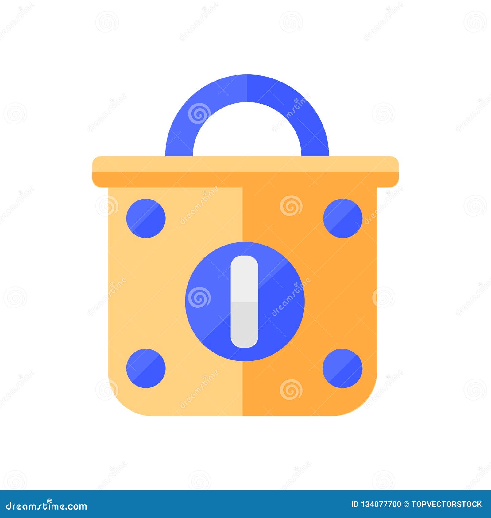 Locked Icon Vector Sign and Symbol Isolated on White Background, Locked ...