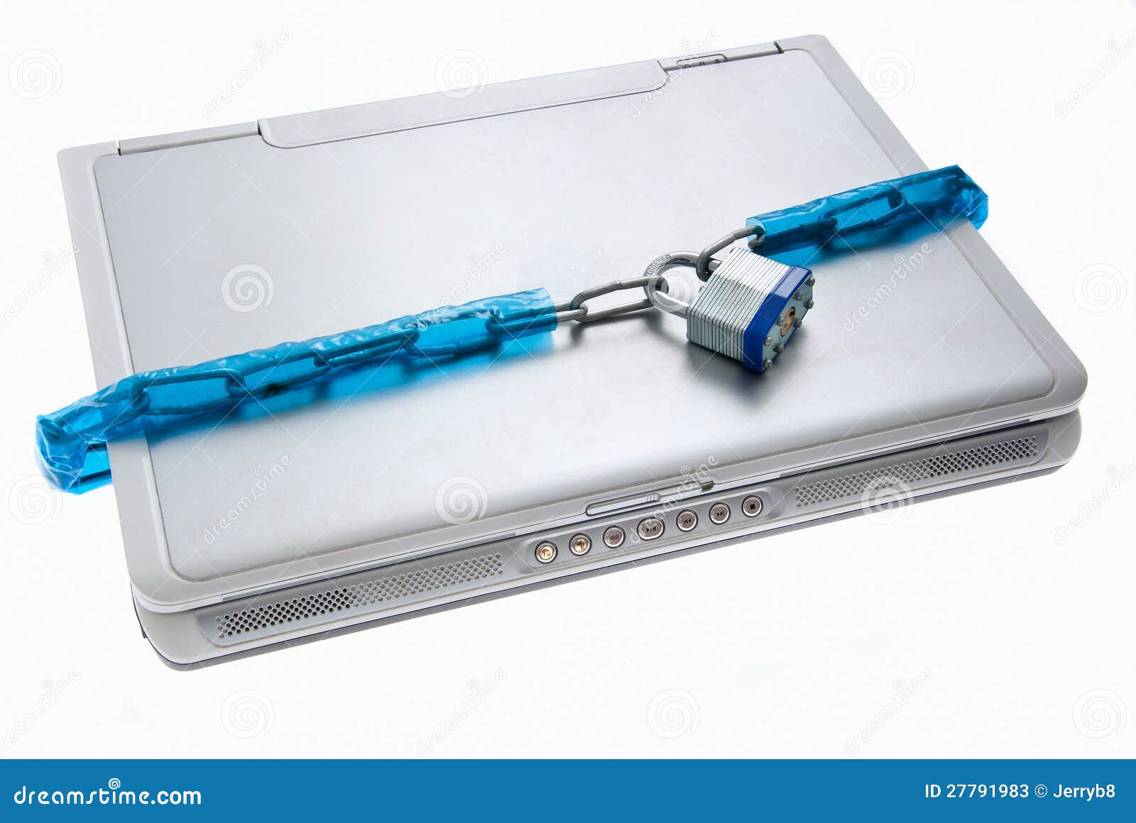 Locked Laptop Security stock image. Image of identity - 27791983