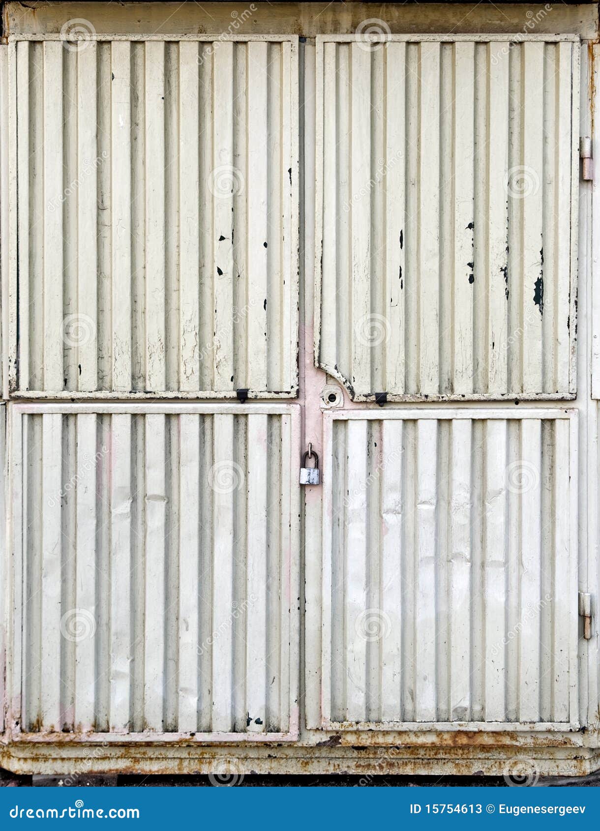 Locked metal gate stock image. Image of door, market - 15754613