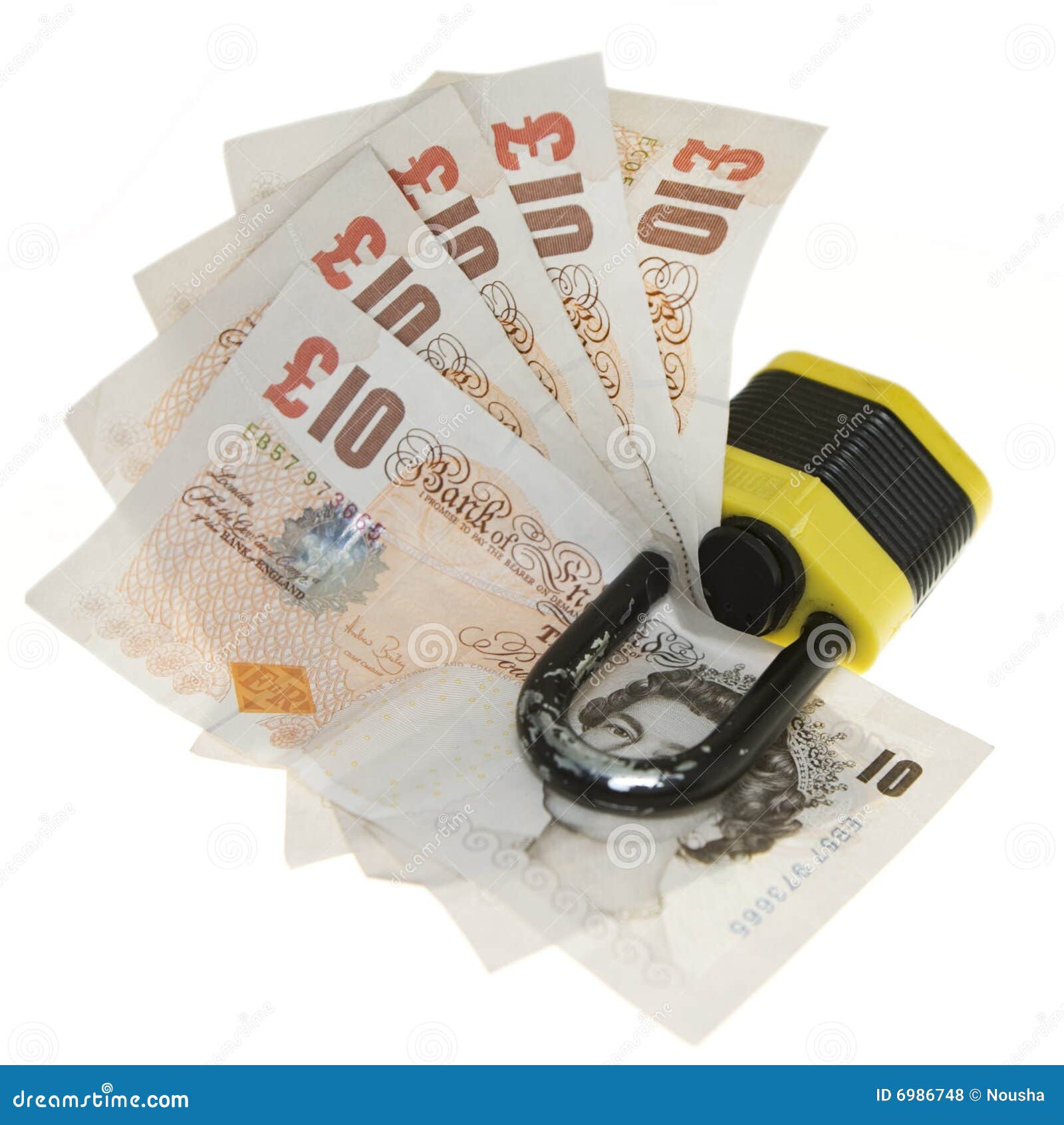 Locked money. editorial stock photo. Image of notes, pounds - 6986748