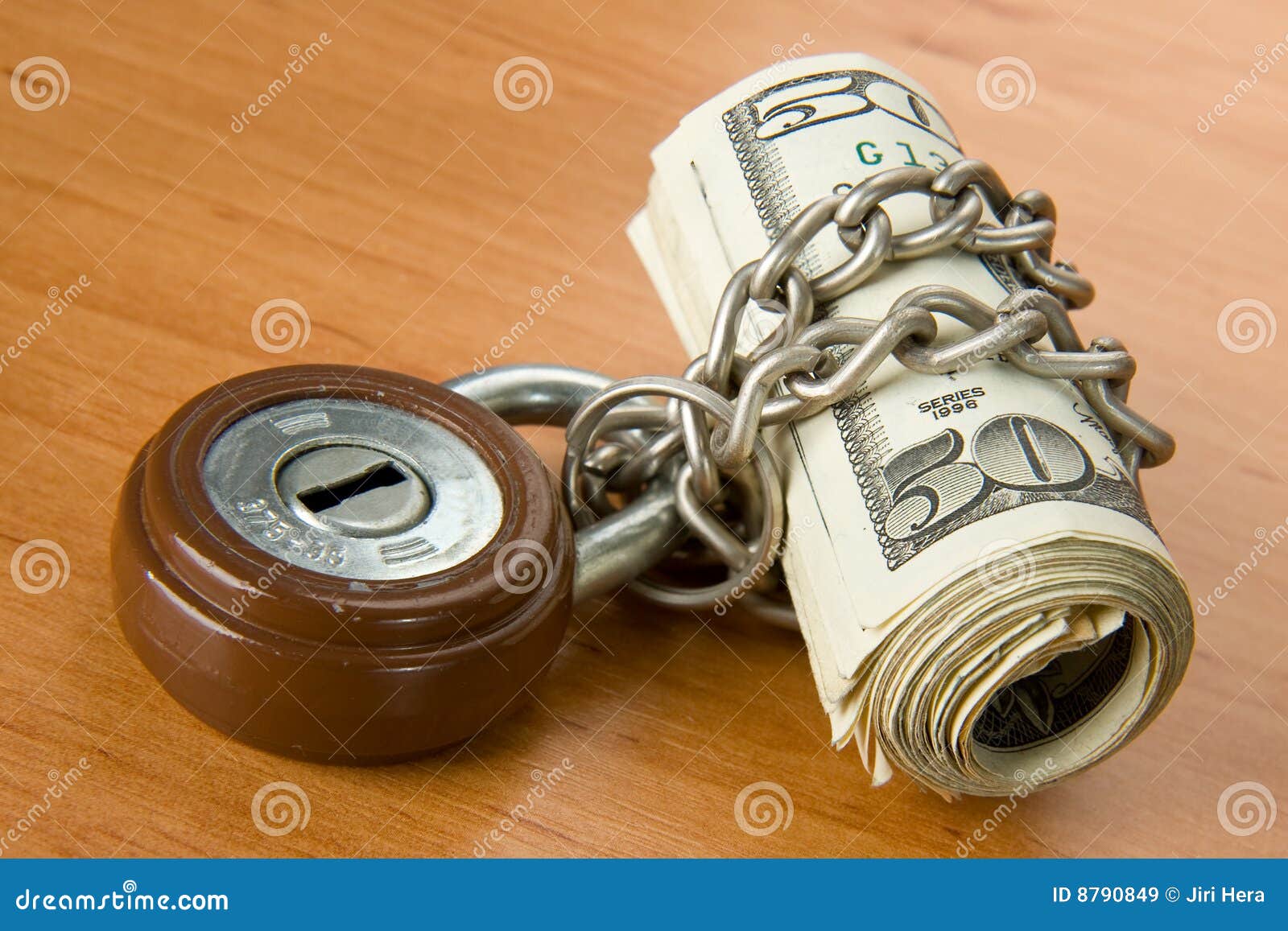 Locked money stock image. Image of safety, savings, finance - 8790849