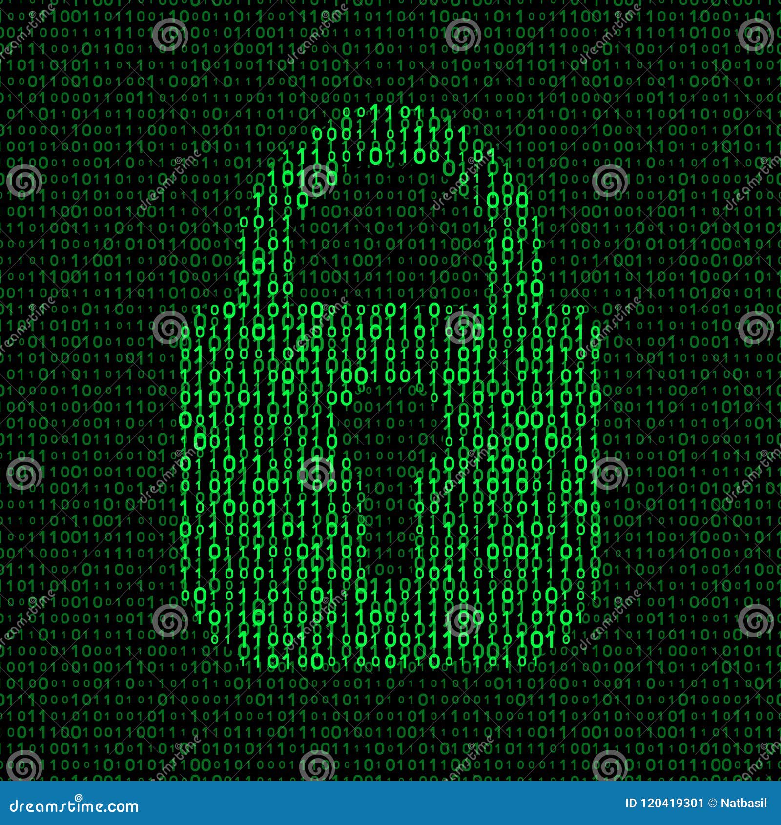 Locked Padlock on Binary Code Background Stock Vector - Illustration of ... Locked Padlock on Binary Code Background Stock Vector - Illustration of ...