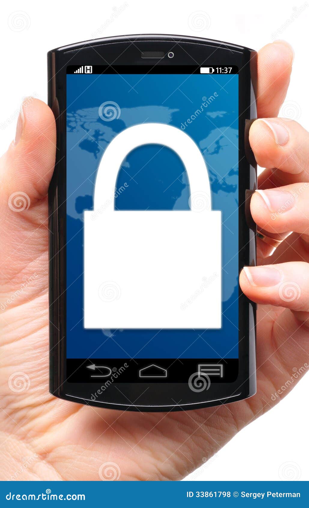 Locked phone stock photo. Image of mobile, digital, business - 33861798