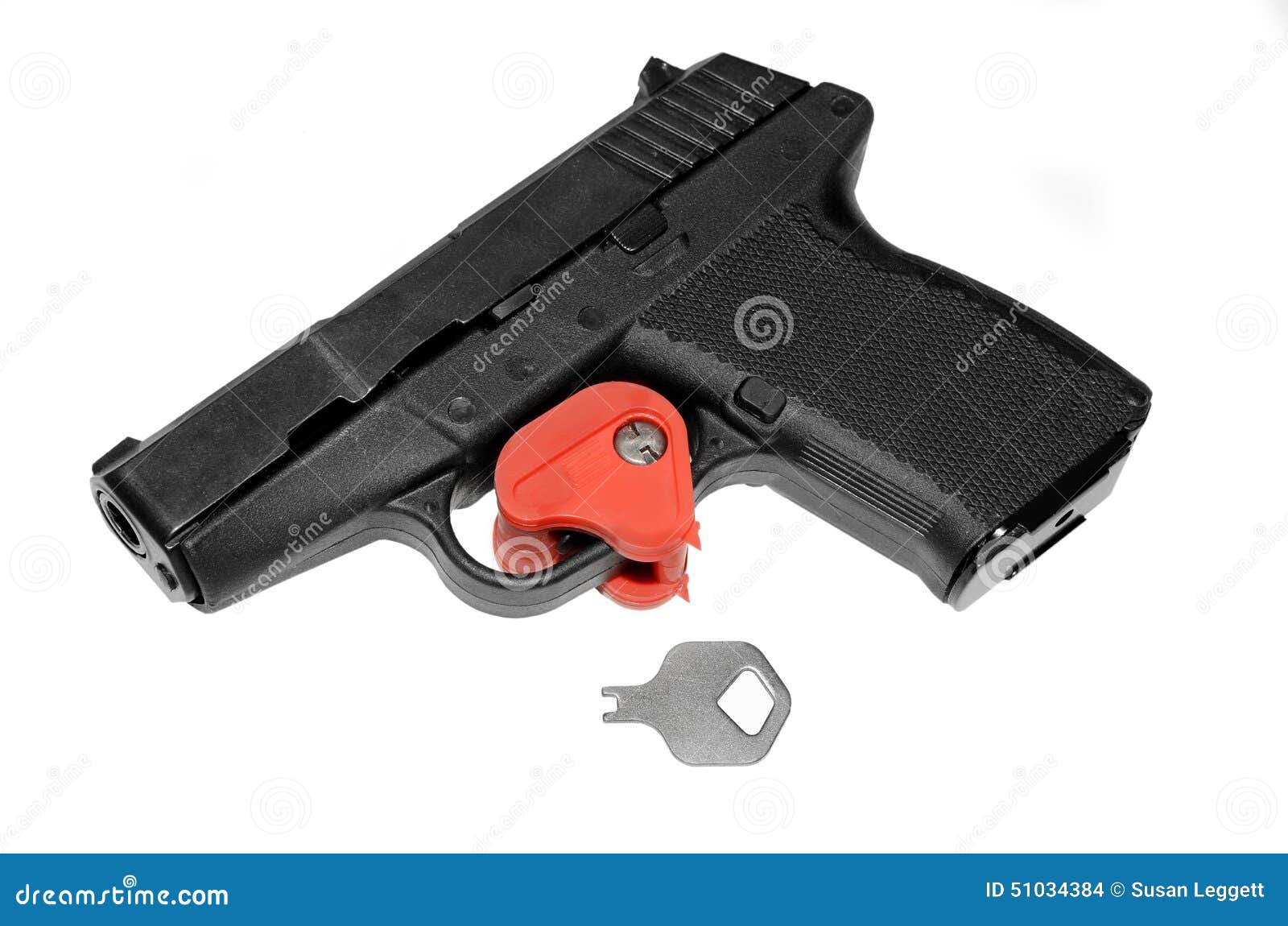 Locked Pistol stock photo. Image of cartridge, pistol - 51034384
