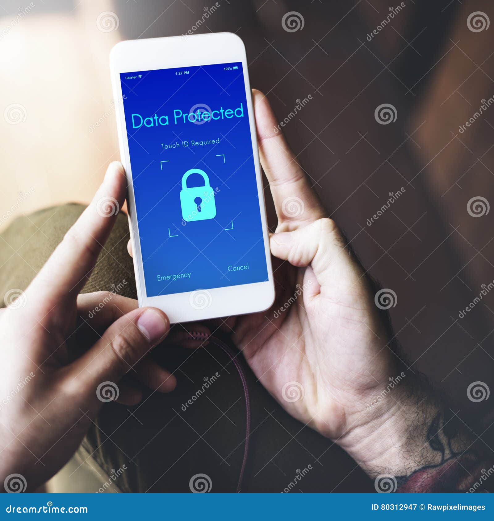 Locked Privacy Security System Protection Concept Stock Image - Image ...