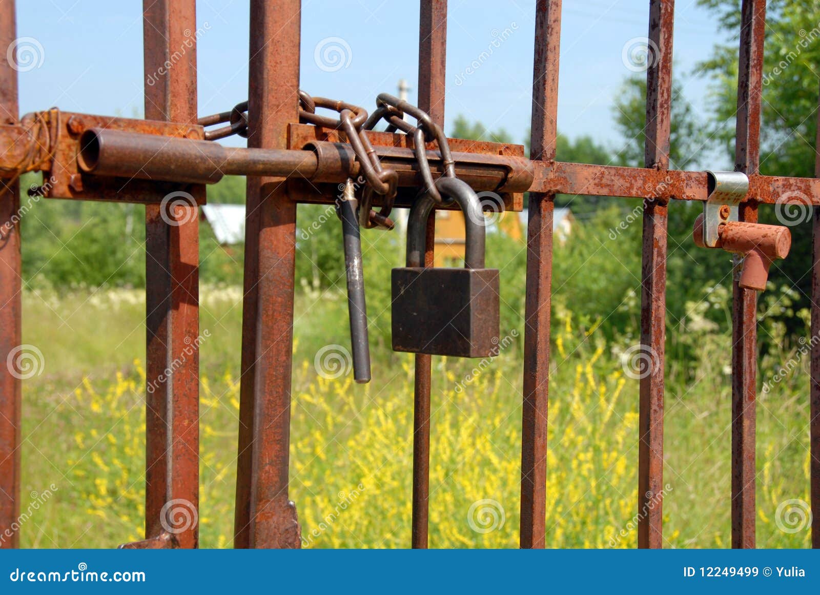 Rusty Gate Royalty-Free Stock Photo | CartoonDealer.com #97823673
