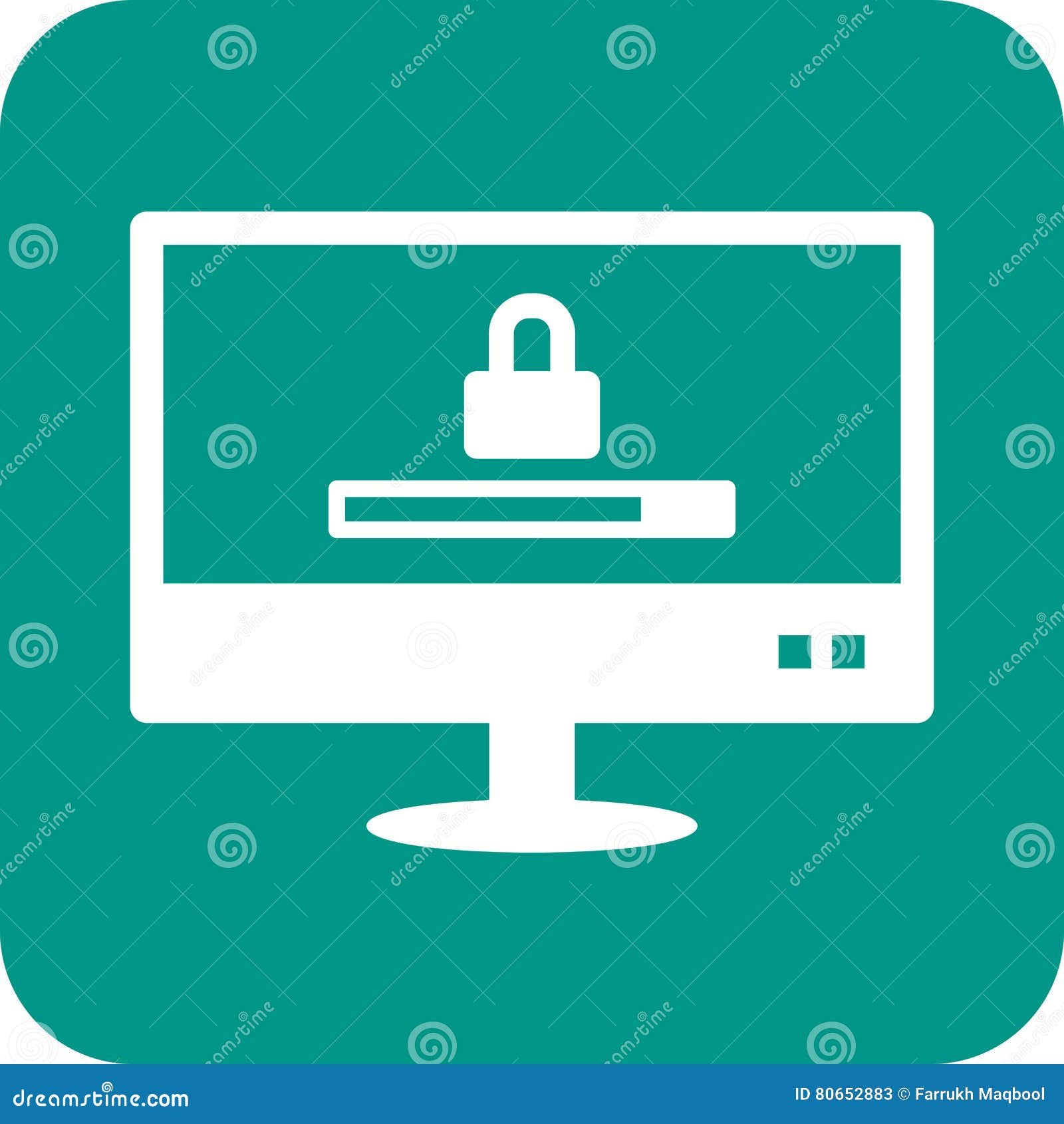 Locked System stock vector. Illustration of login, security - 80652883