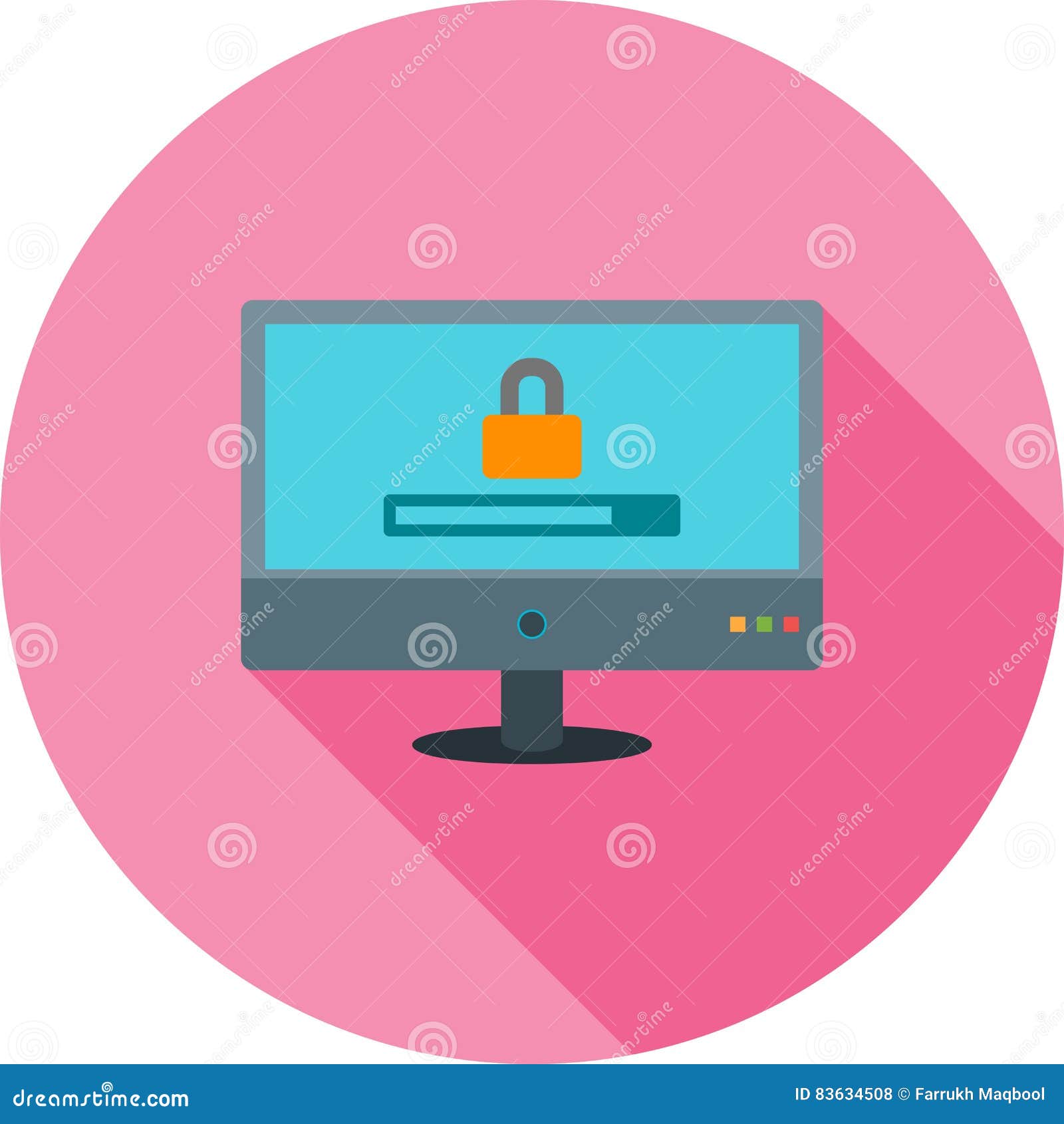 Locked System stock vector. Illustration of password - 83634508
