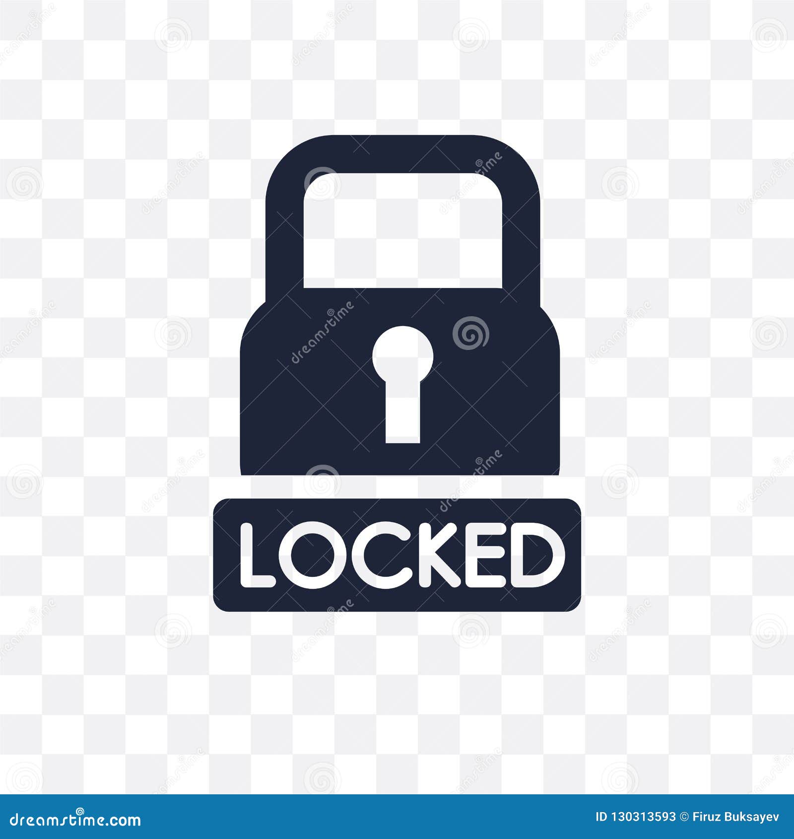 Locked Transparent Icon. Locked Symbol Design from Internet Security ...