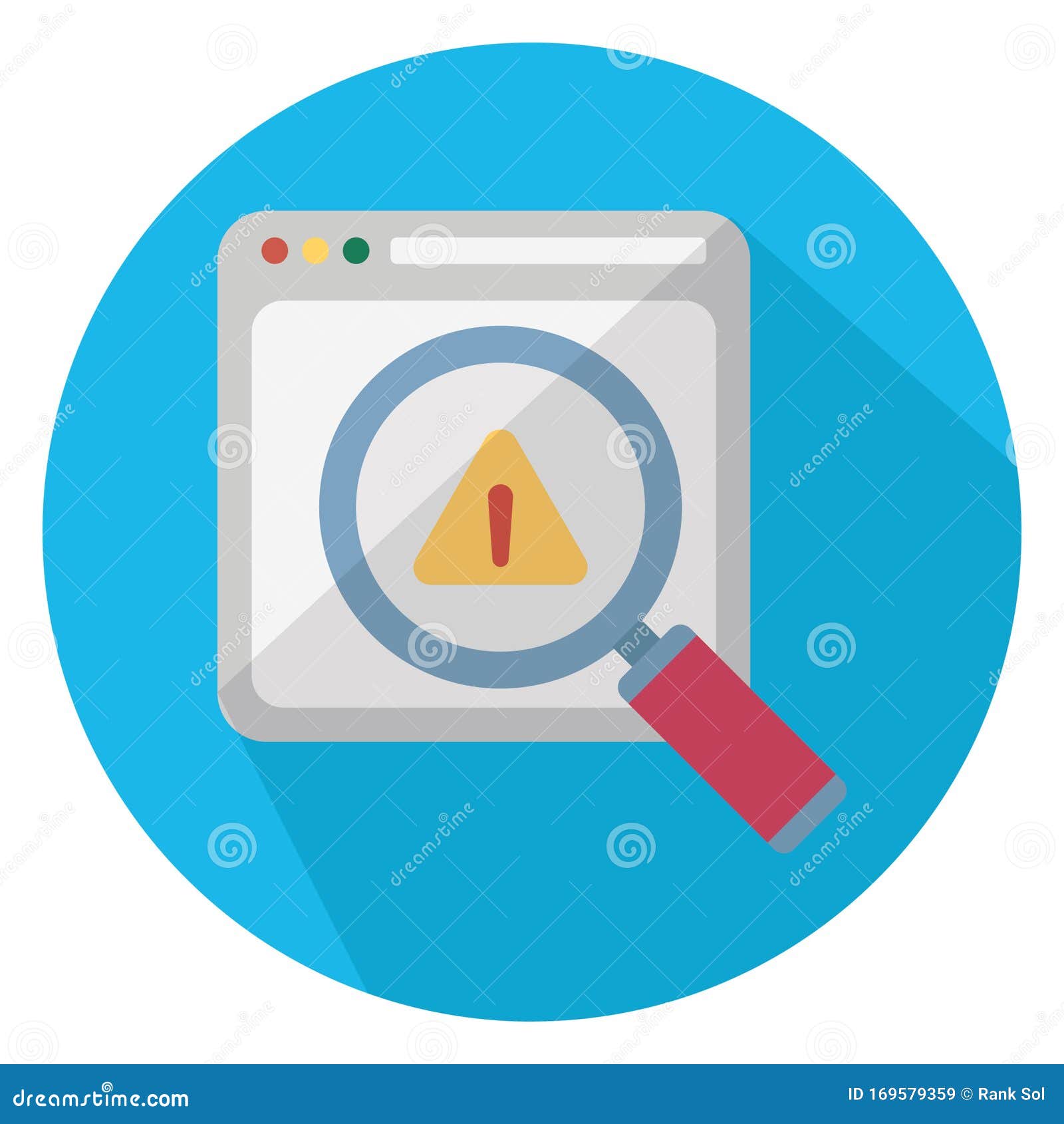 Locked Website, Internet Error Color Vector Icon Which Can Easily ...