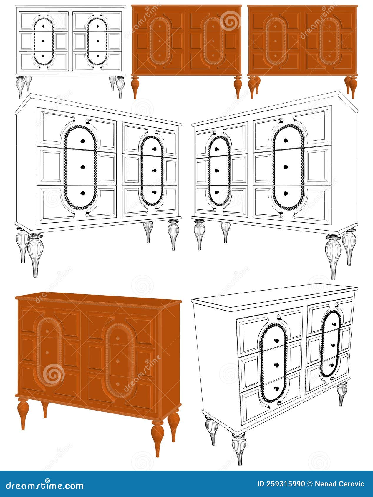 Locker Commode Vector. Illustration Isolated on White Background Stock ...