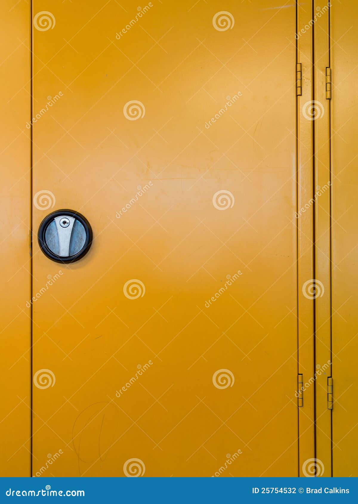 Locker door stock photo. Image of valuables, yellow, safe - 25754532