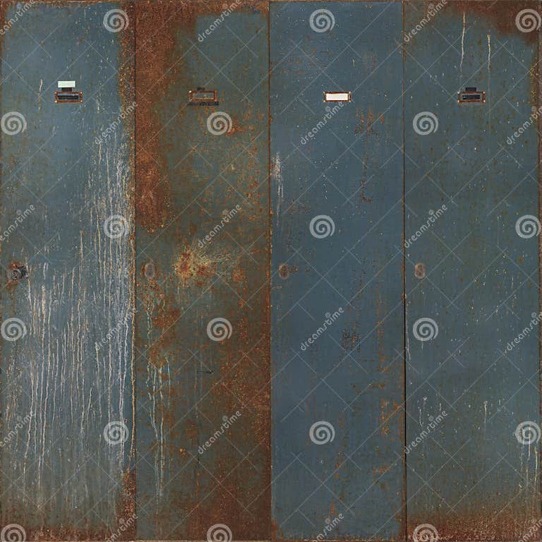 Locker Doors Texture or Pattern Stock Image - Image of empty, dark ...