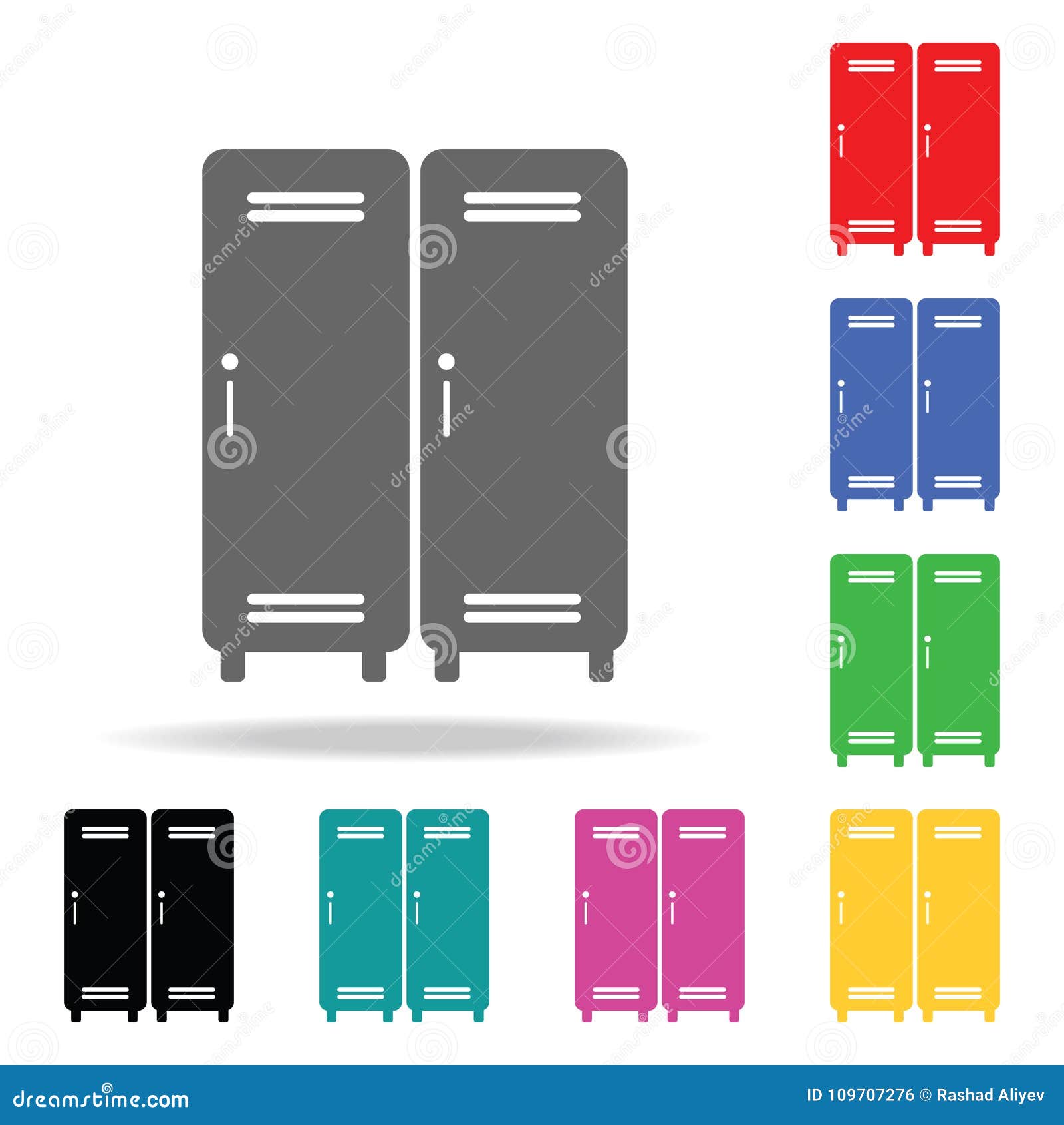 Locker. Element of Sport Multi Colored Icon for Mobile Concept and Web ...