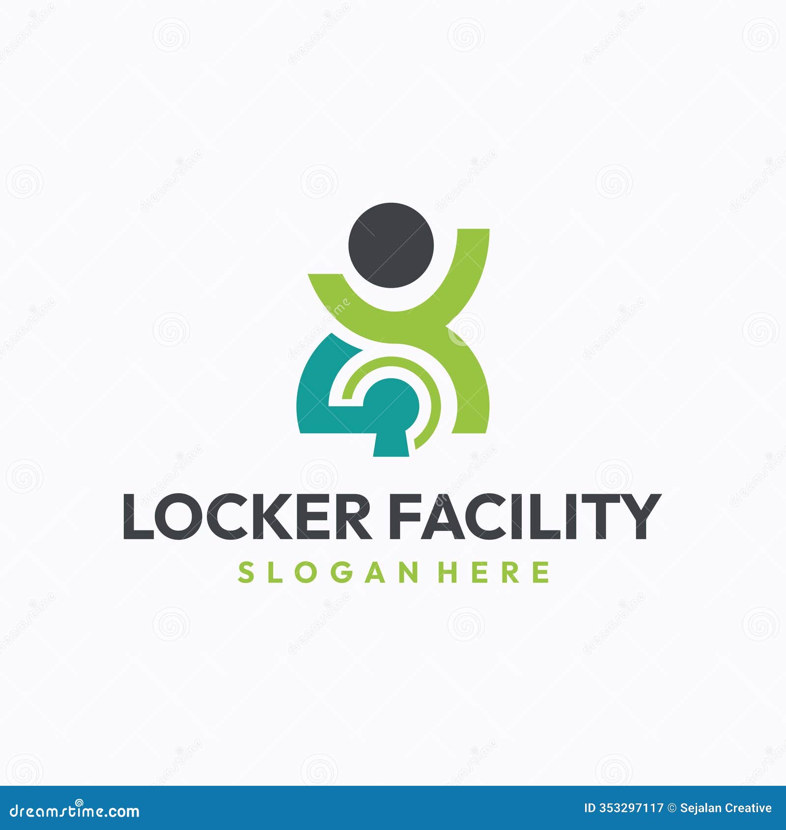 Locker Facility Logo Design Template Stock Illustration - Illustration ...