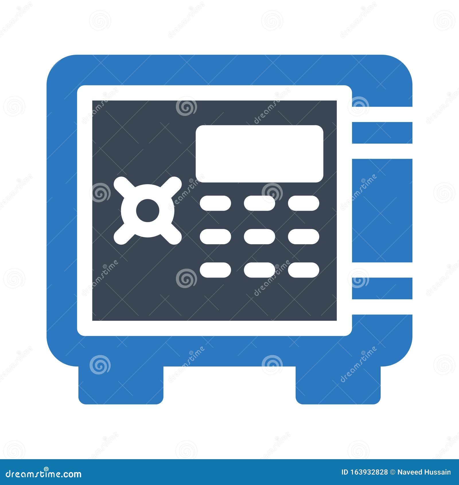 Locker Vector Glyph Color Icon Stock Illustration - Illustration of ...