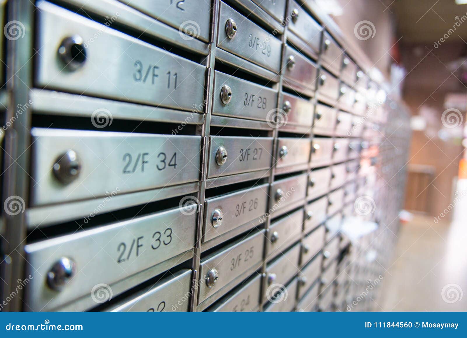 Locker Mail Boxes for Documents and Letters Stock Photo - Image of ...