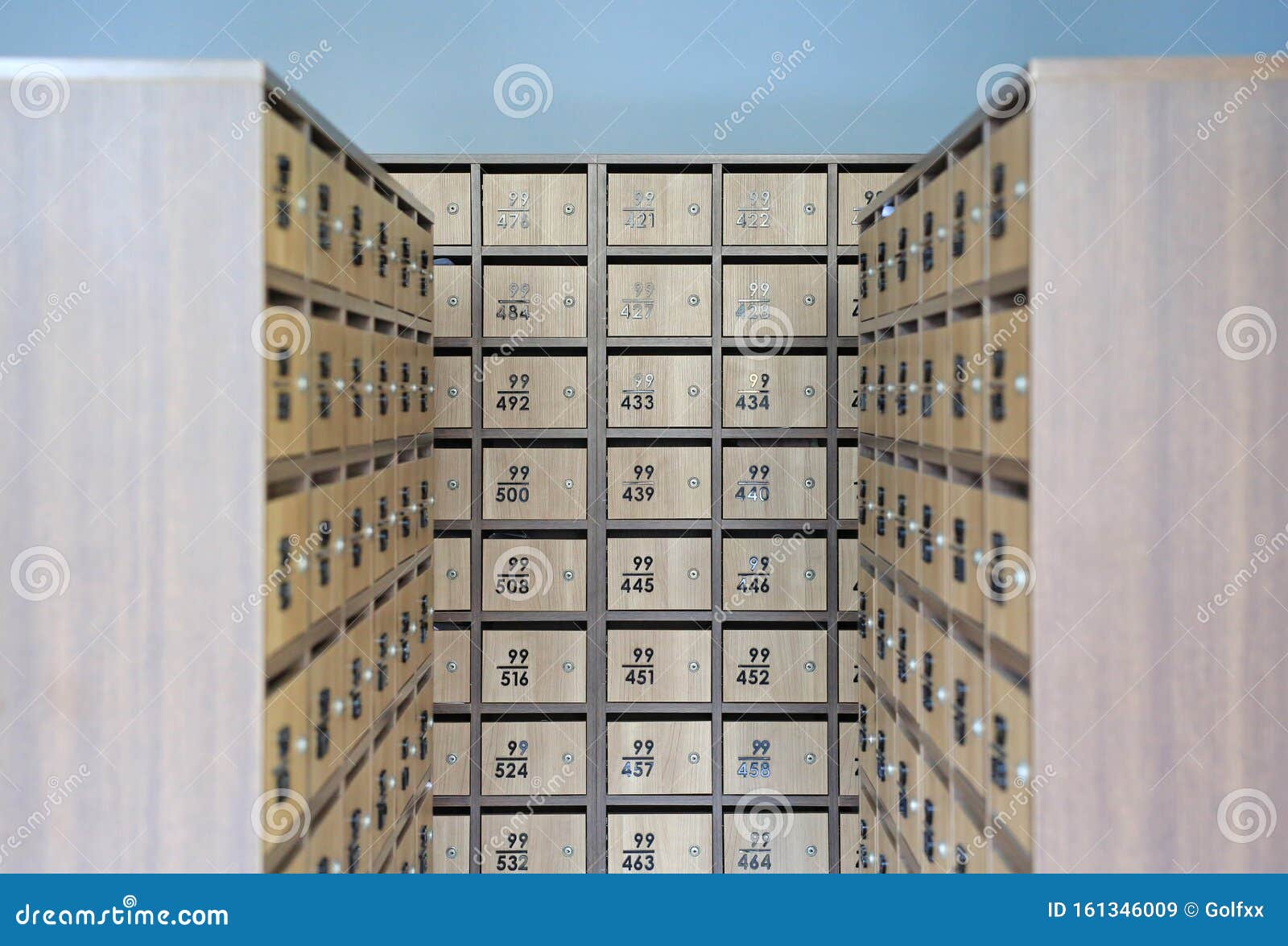 Locker Post Box or Mail Box Room Stock Image - Image of metal, mail ...