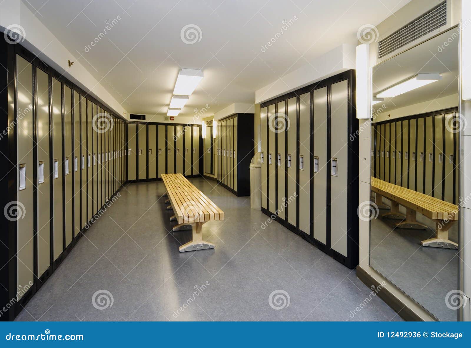 Locker Room stock photo. Image of professor, interior - 12492936