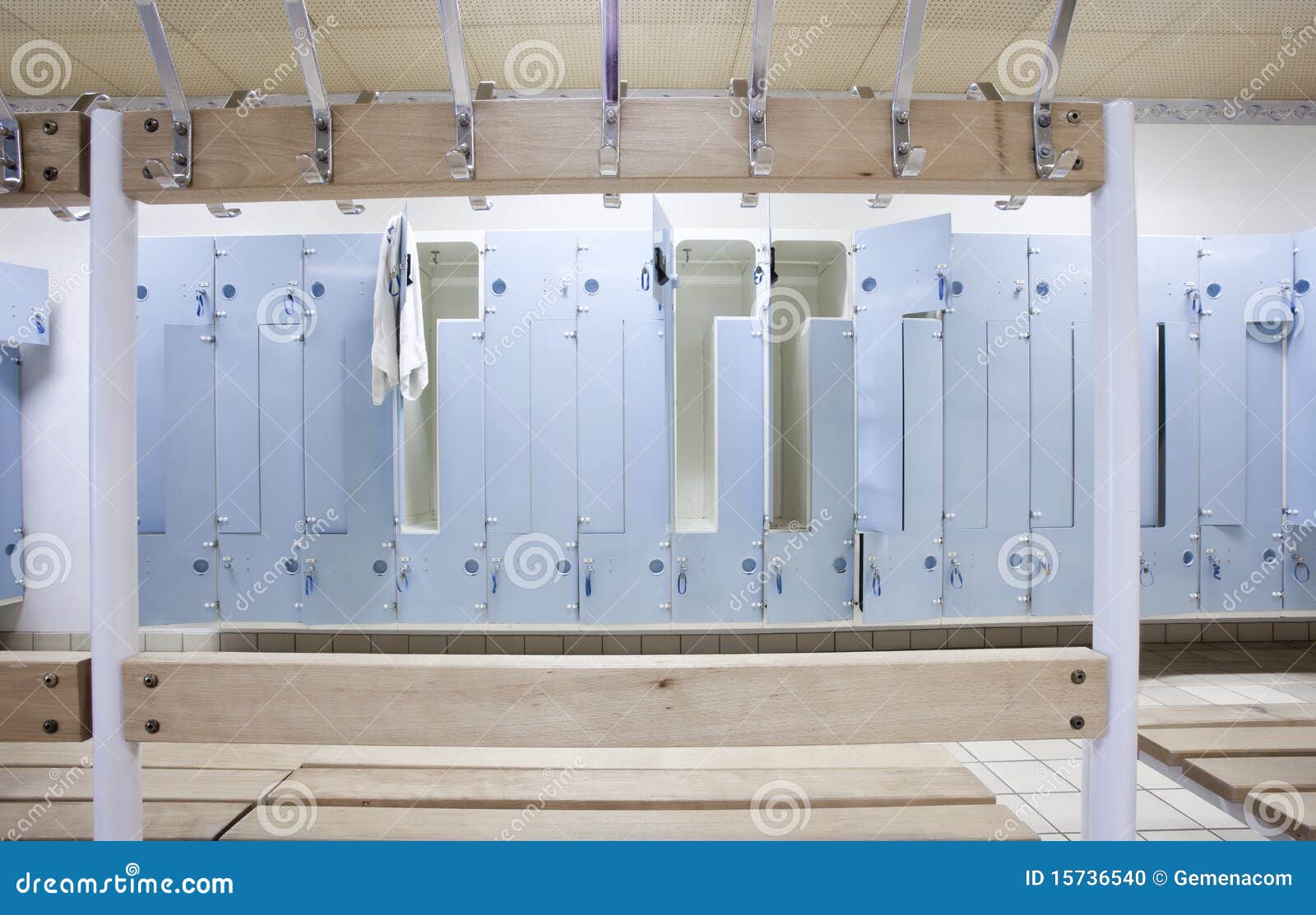Locker Room stock photo. Image of dressing, healthy, architecture ...