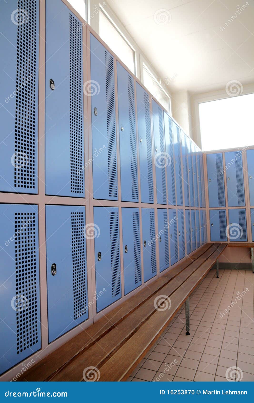 Locker room stock photo. Image of lock, empty, lockers - 16253870