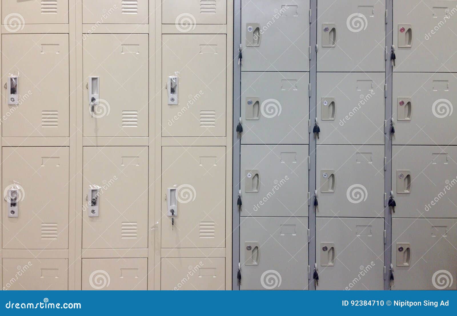 Locker in the room stock photo. Image of club, student - 92384710