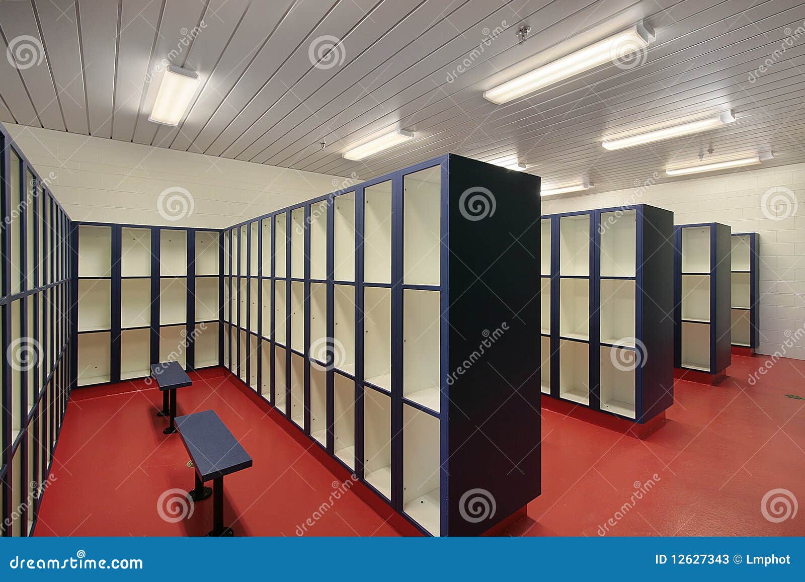 Locker Room in Swimming Area Stock Image - Image of room, steel: 12627343