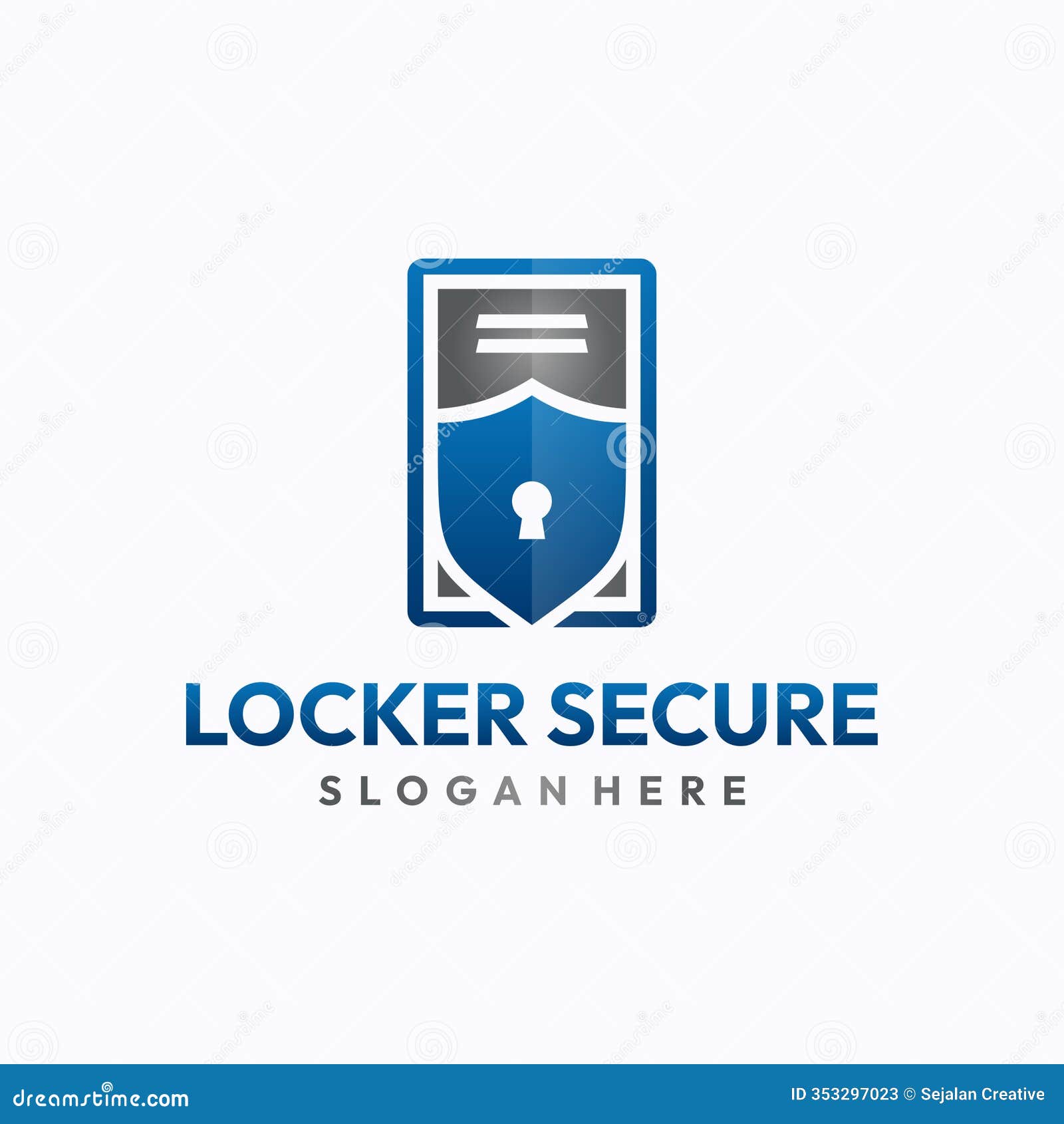 Locker Secure Logo Design Template Stock Illustration - Illustration of ...
