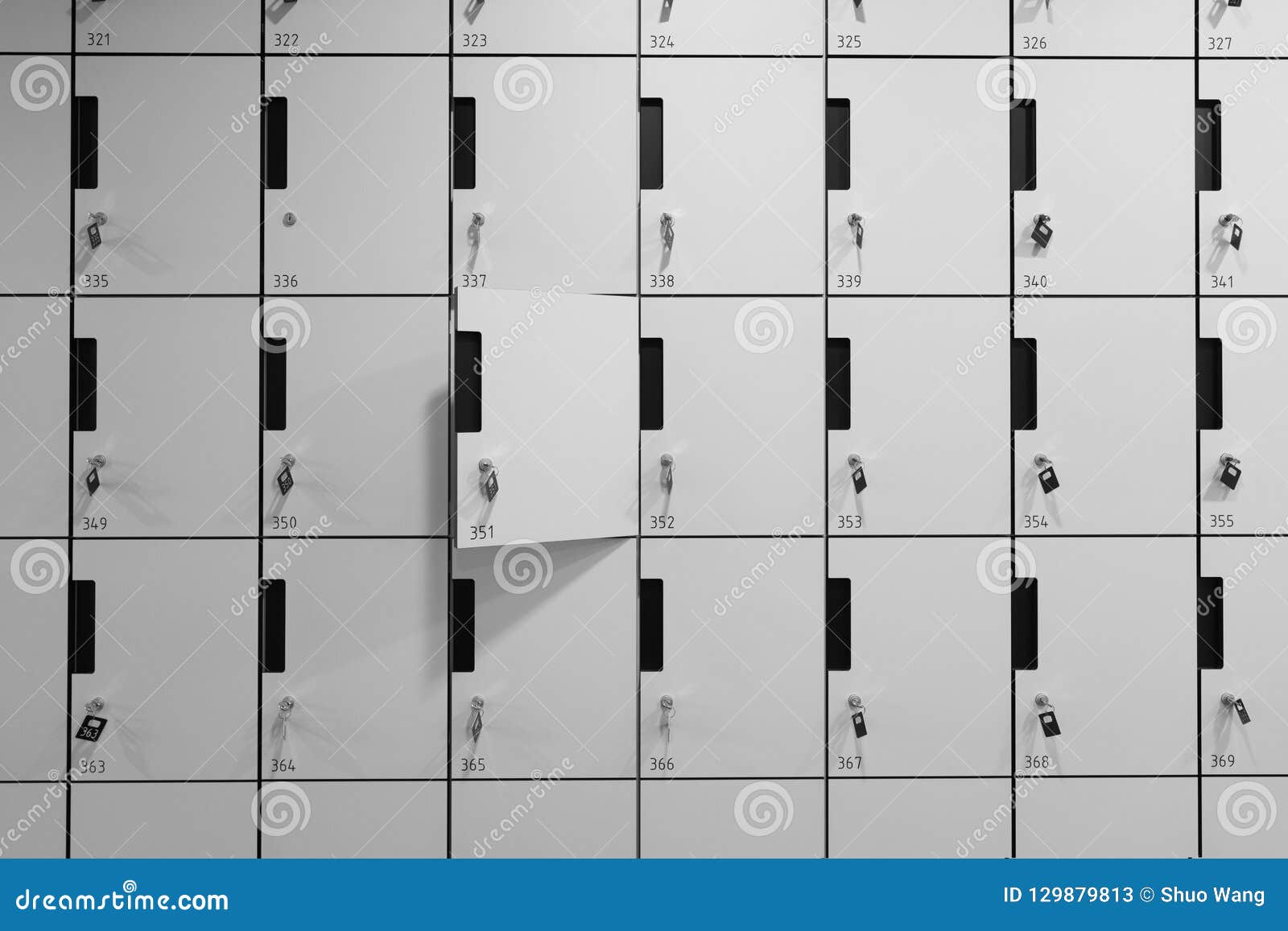 Locker stock image. Image of button, traditional, close - 129879813