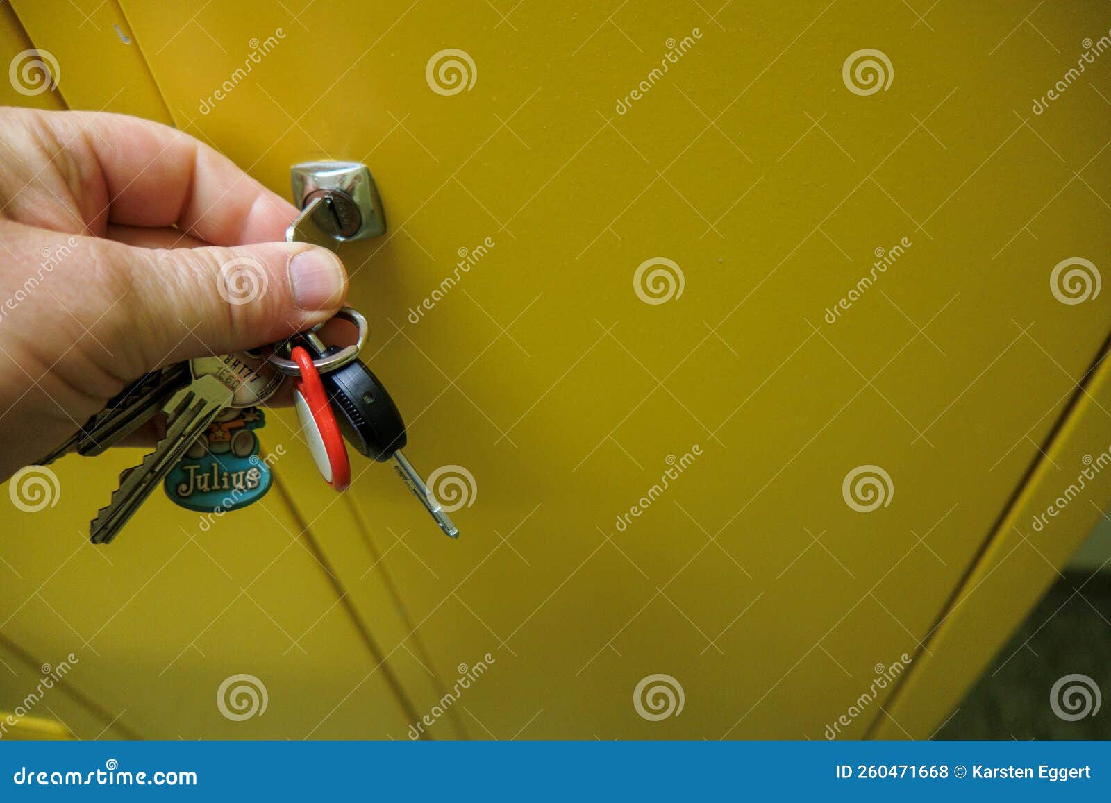Locker is Unlocked with a Key Stock Photo - Image of lock, locker ...