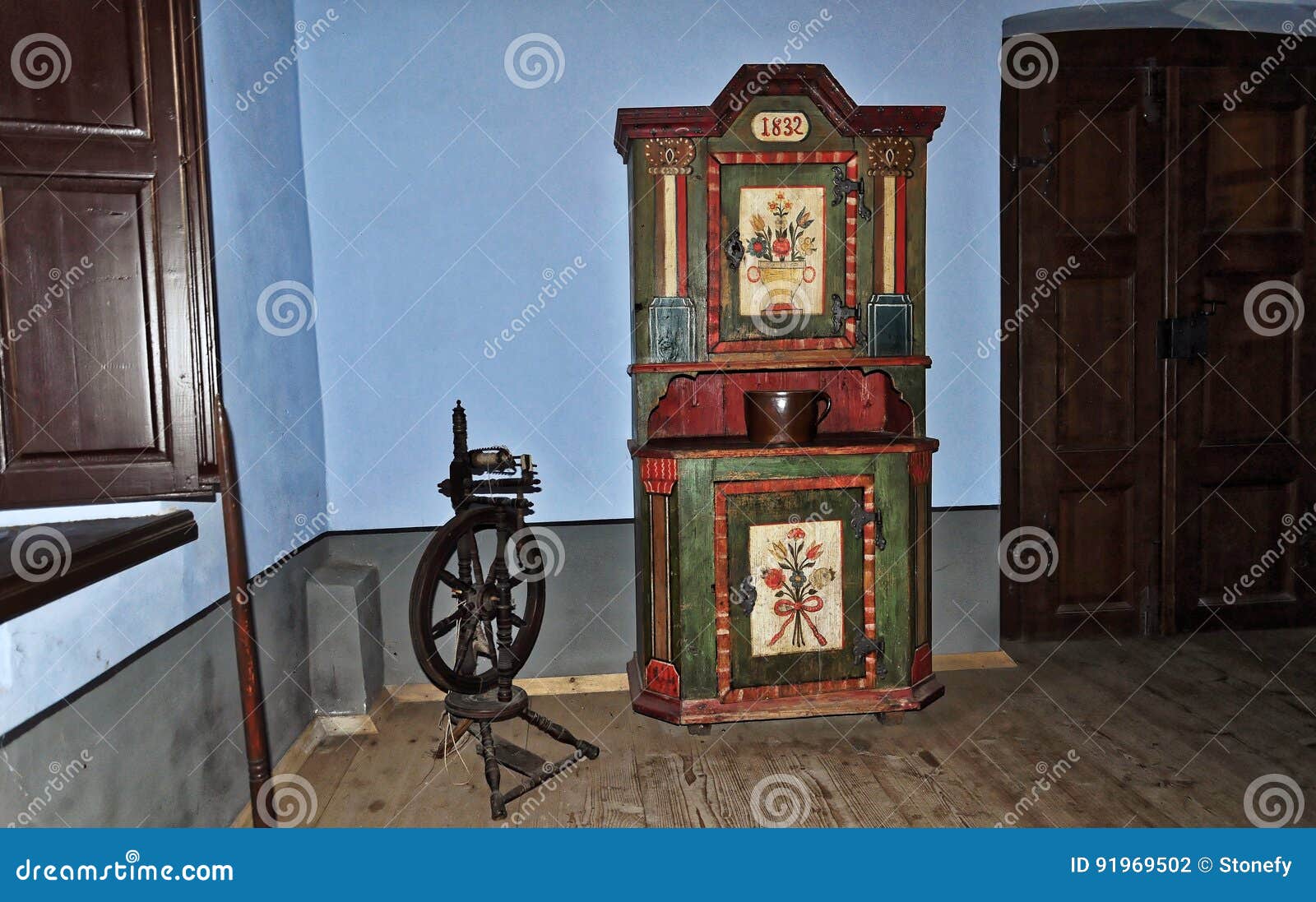 Locker Used in the Ancient Days Stock Photo - Image of europe, life ...