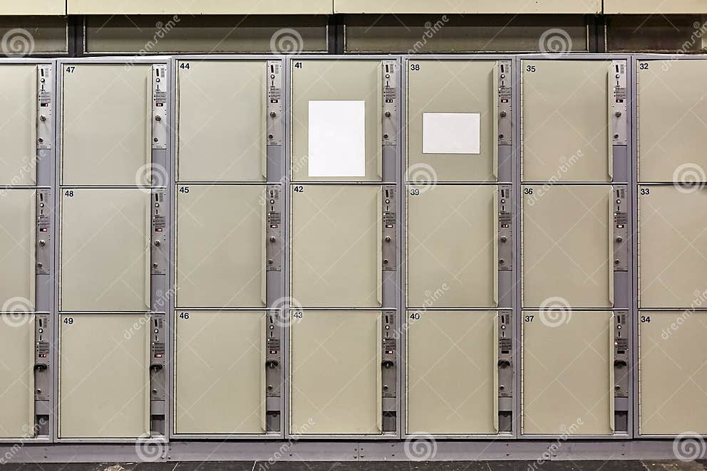 Lockers stock image. Image of security, lock, cluster - 111496449
