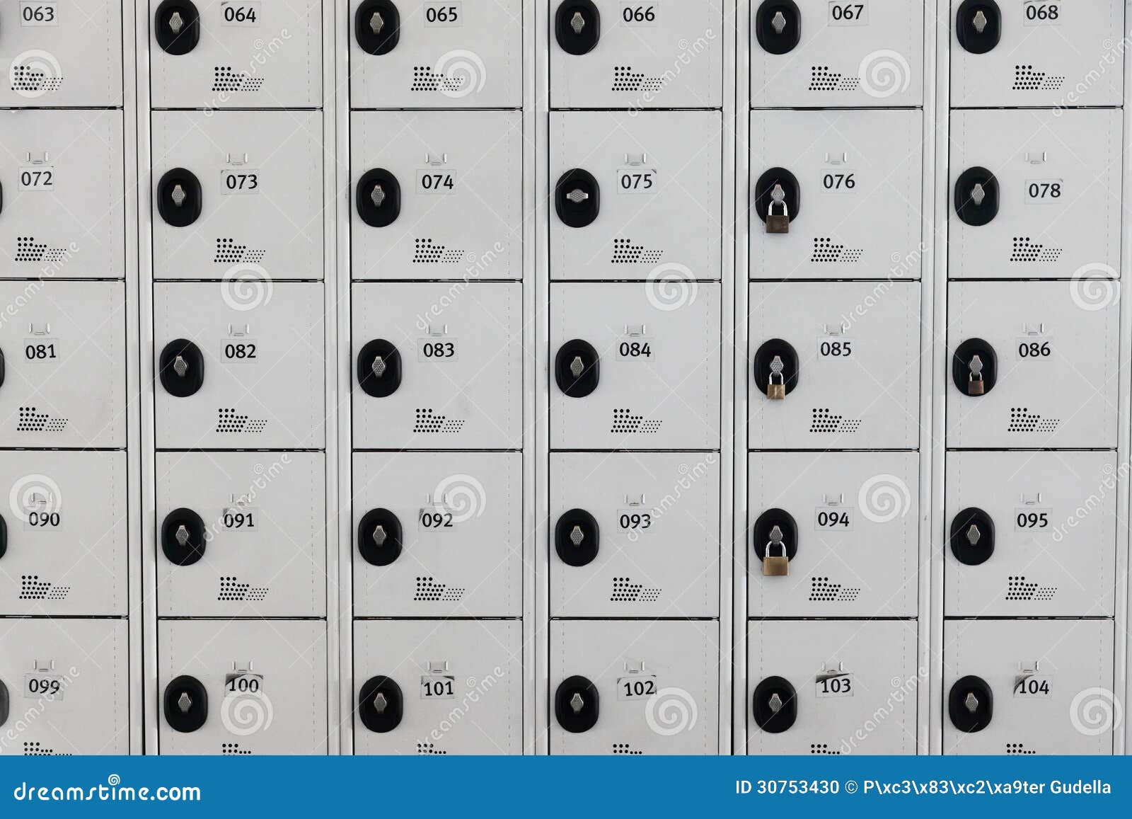 Lockers stock photo. Image of safe, metal, vault, security - 30753430