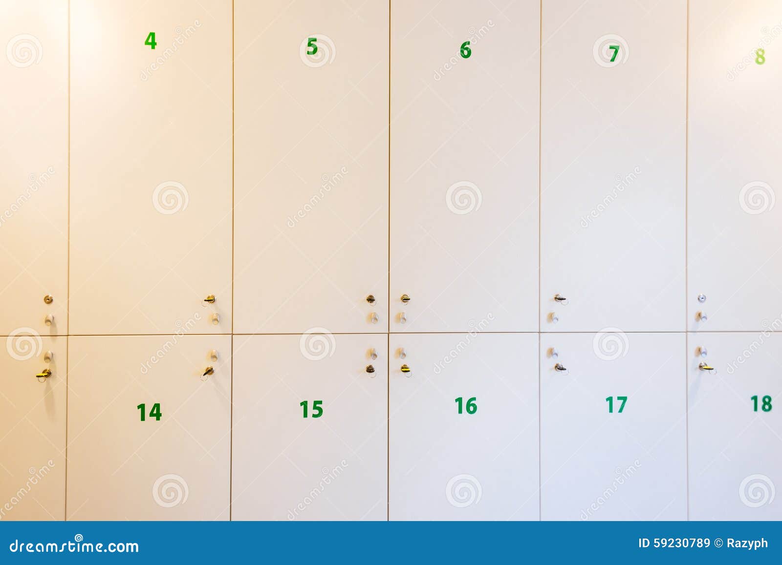 Lockers stock image. Image of high, lighting, luxury - 59230789