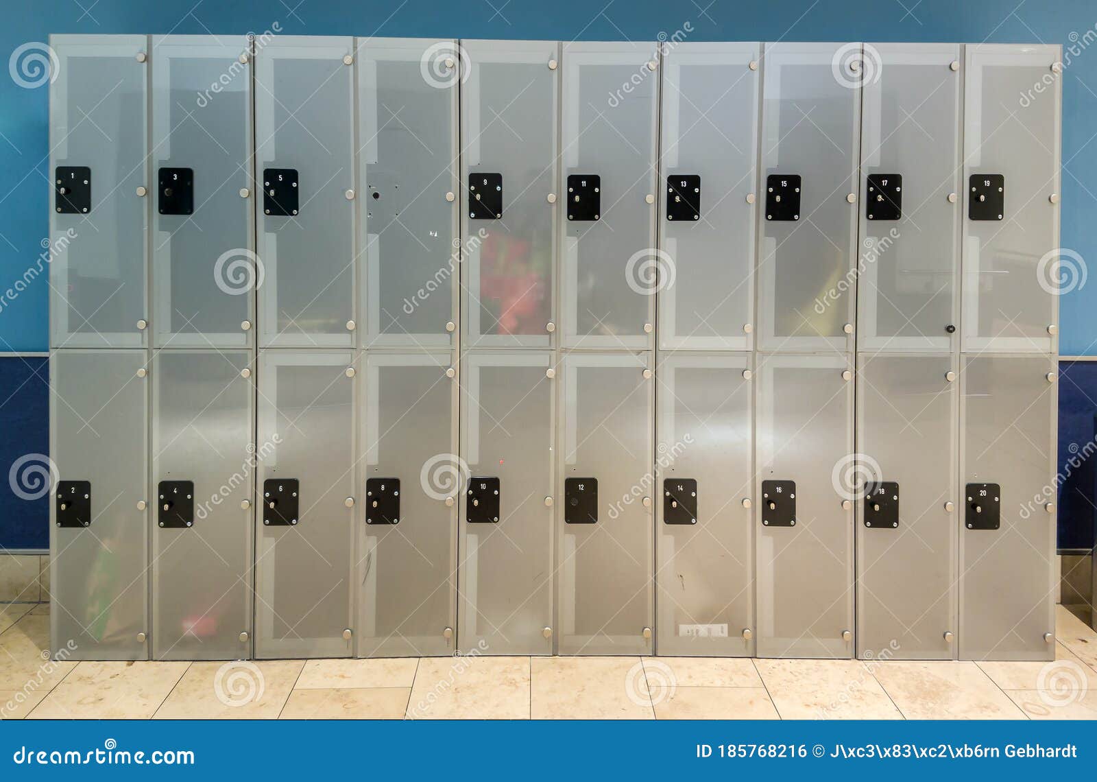 Lockers at the Shopping Mall Stock Photo - Image of bags, castle: 185768216
