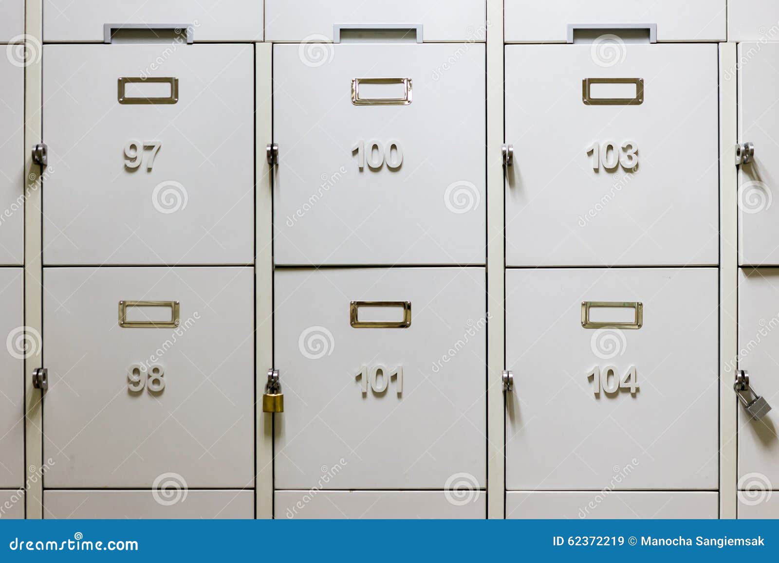 Lockers stock image. Image of rectangular, room, numbered - 62372219