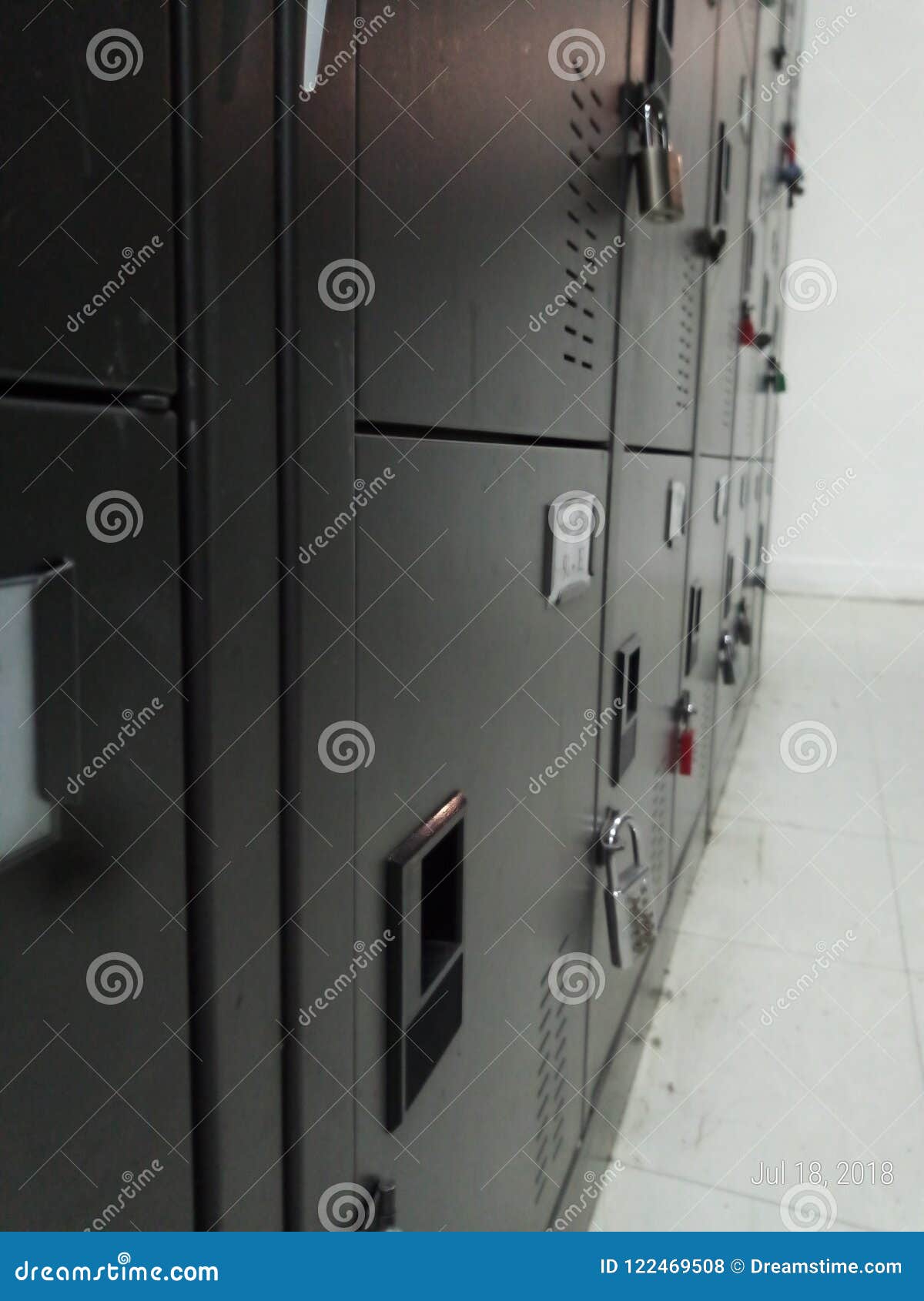 Lockers stock photo. Image of office, callcenter, locks - 122469508